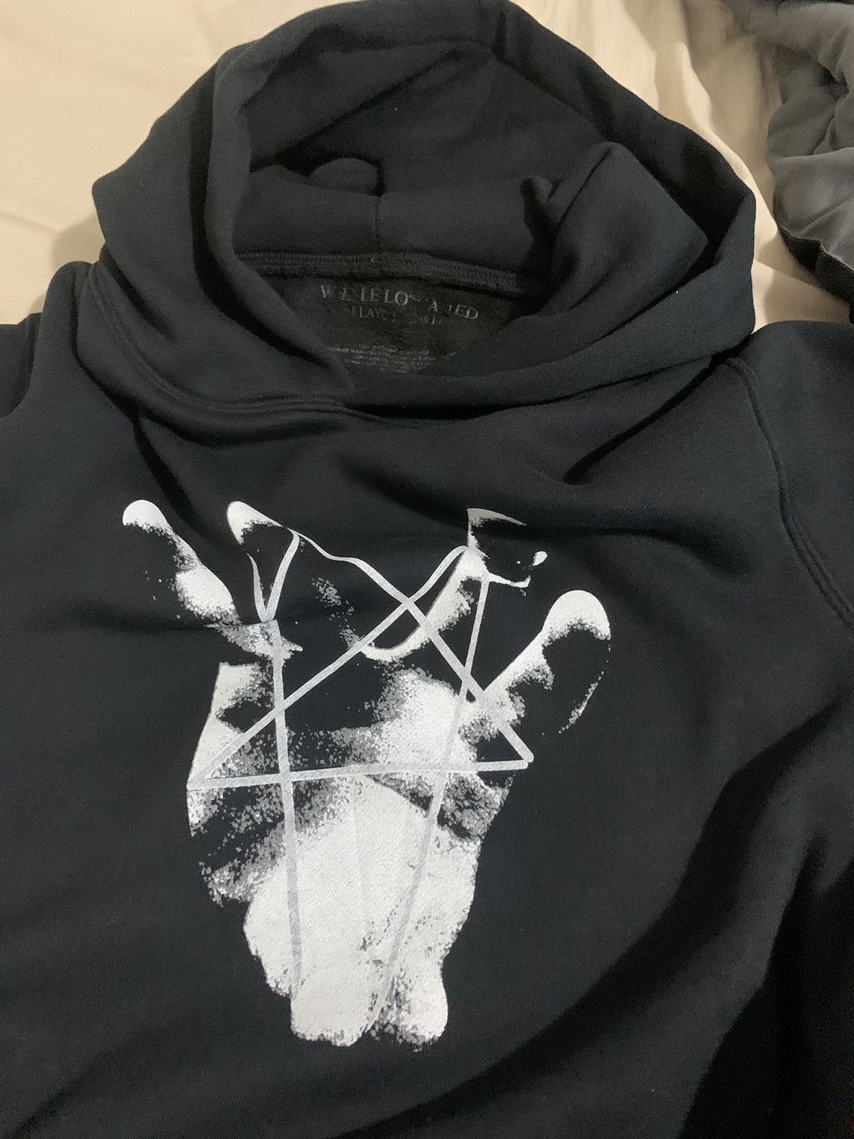 Playboi Carti Playboi Carti Whole Lotta Red Hand Pentagram Hoodie | Grailed