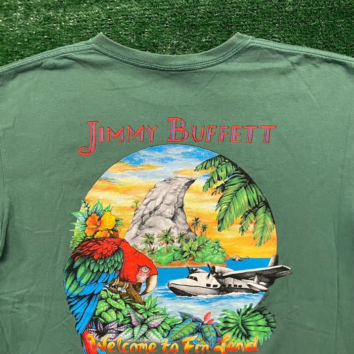 Vintage Jimmy Buffett Beach Airplane Band T-Shirt | Grailed