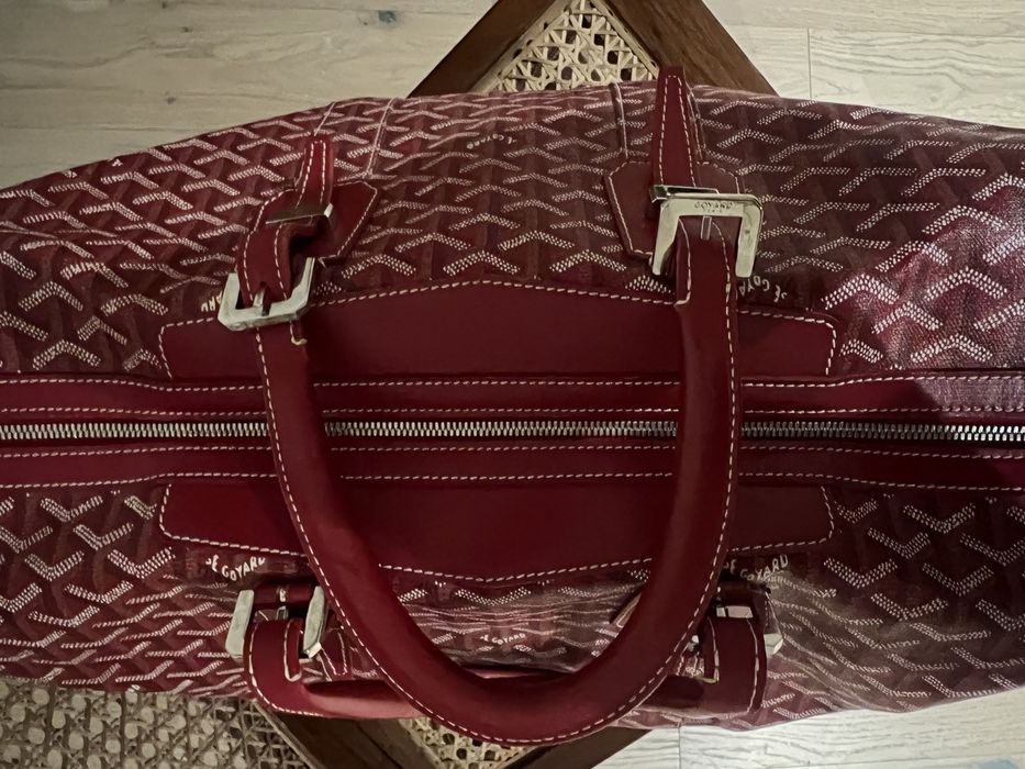 Goyard RARE Red Goyard Duffle Bag CHEAP | Grailed