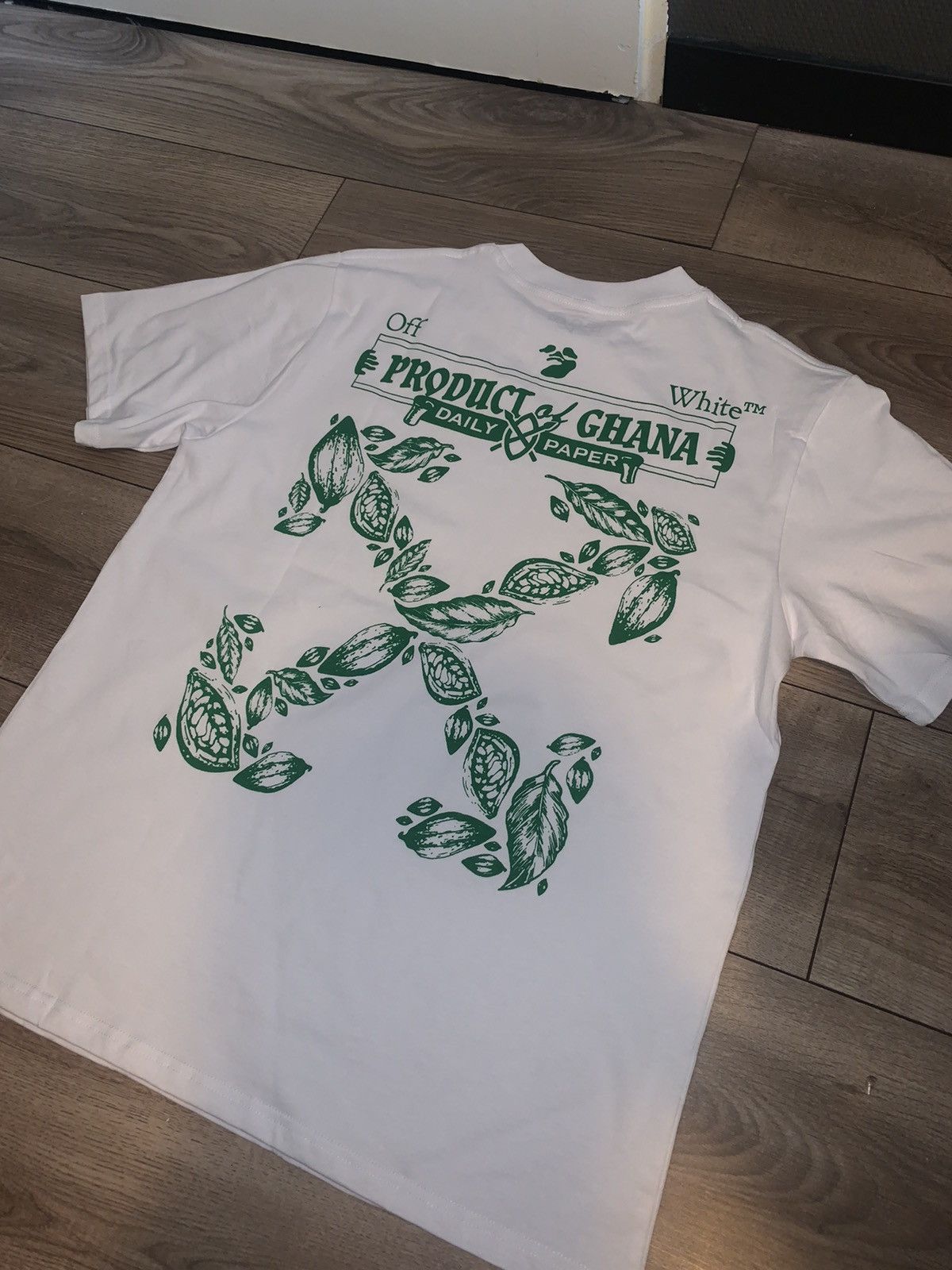 Off-White Off White Daily Paper T Shirt Size M | Grailed