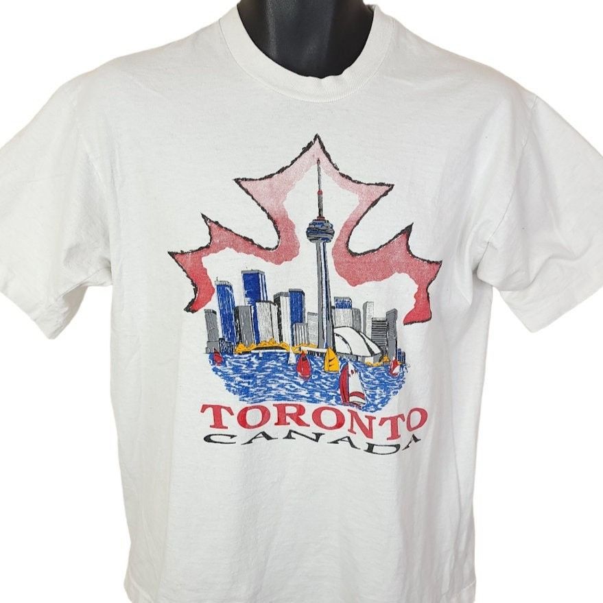 Vintage Toronto Canada T Shirt Vintage 90s Travel Maple Leaf | Grailed