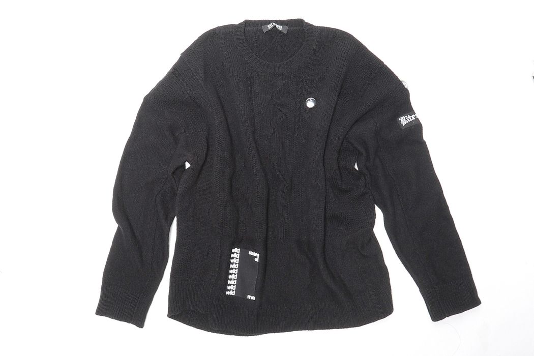 Raf Simons Raf simons SS21 Patched Sweater | Grailed