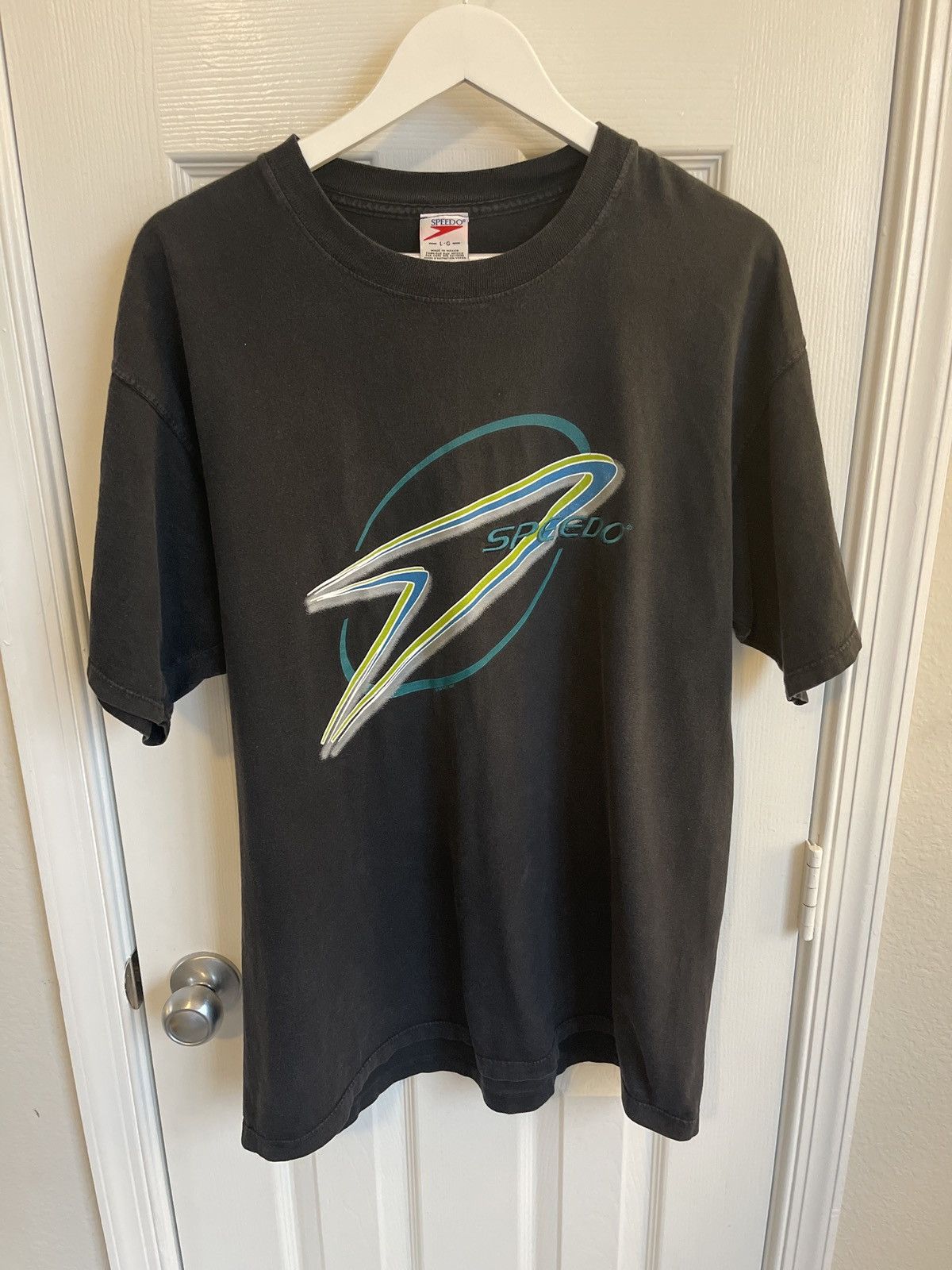 Speedo Vintage 90s Speedo Logo Graphic T-Shirt | Grailed