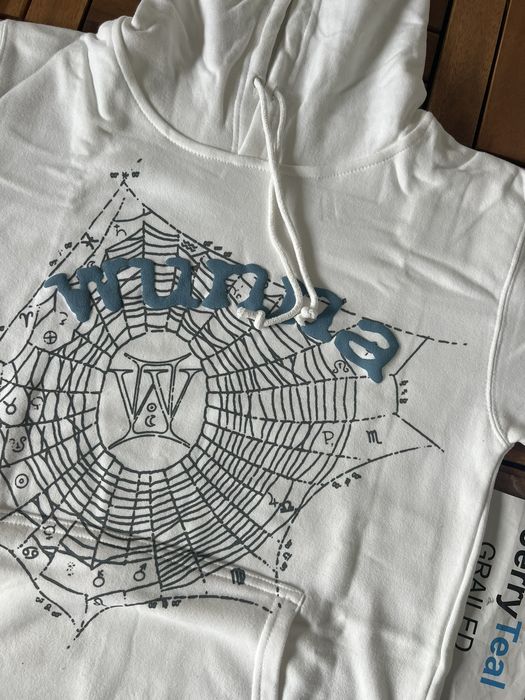 Spider Worldwide Spider Worldwide Wunna Hoodie White - Sp5der / Gunna ...