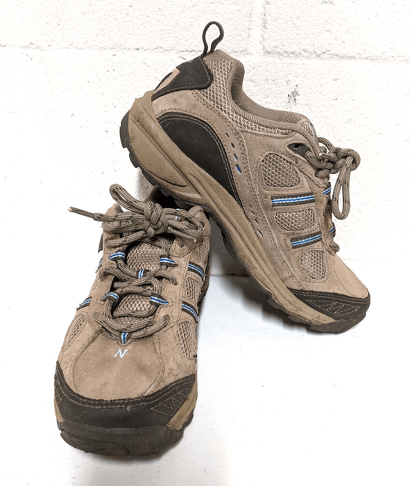 New Balance Style 646 Hiking Shoes Sneaker Trail Leather Lace UP 8.5B ...