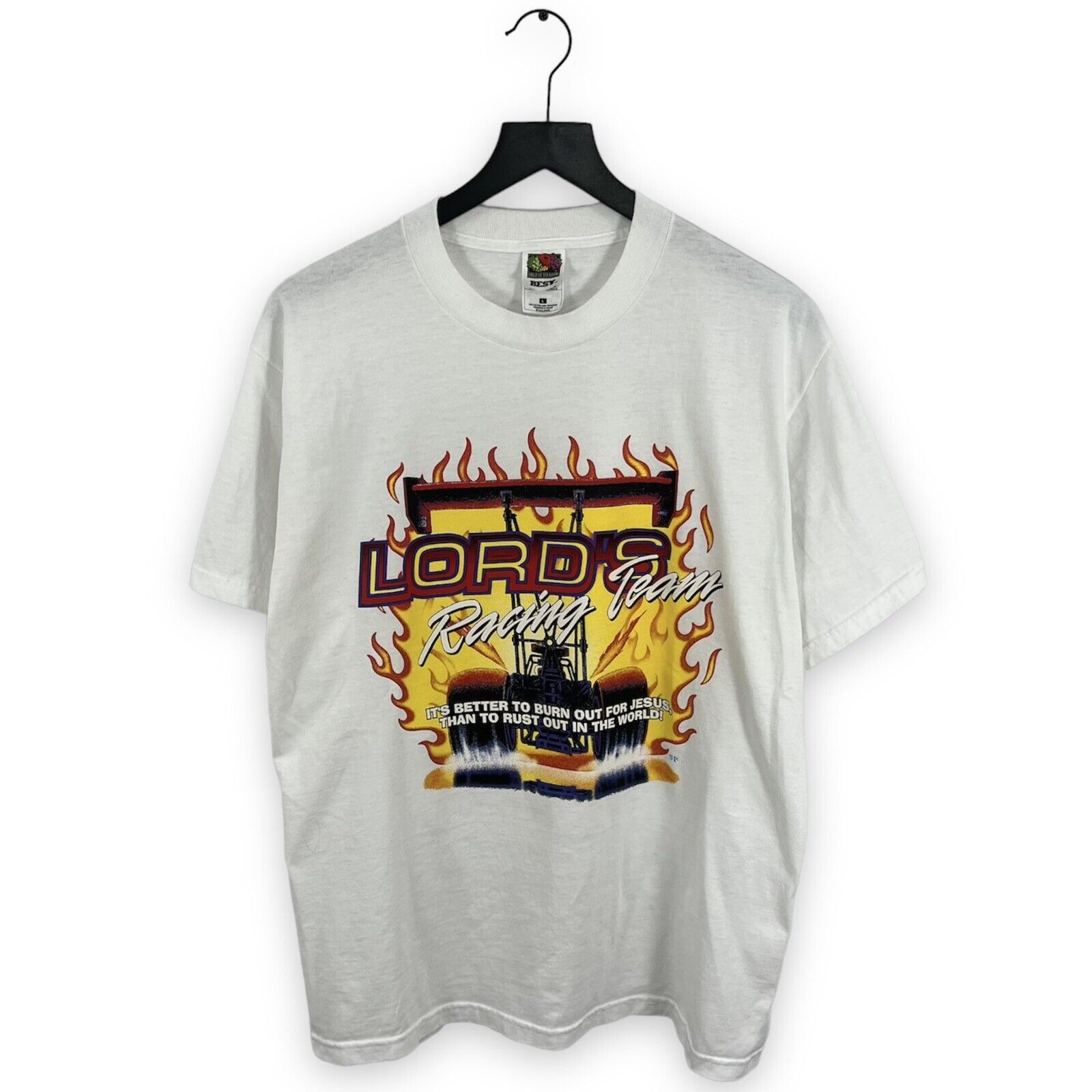 NASCAR × Streetwear × Vintage Vtg Jesus Lords Racing Team T Nascar ...