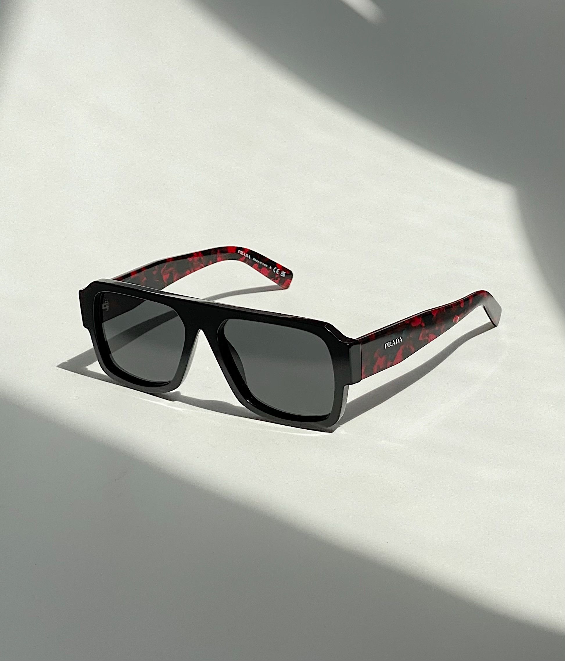 Vintage PRADA 2022 Aviator Logo Sunglasses SPR 22Y | Grailed