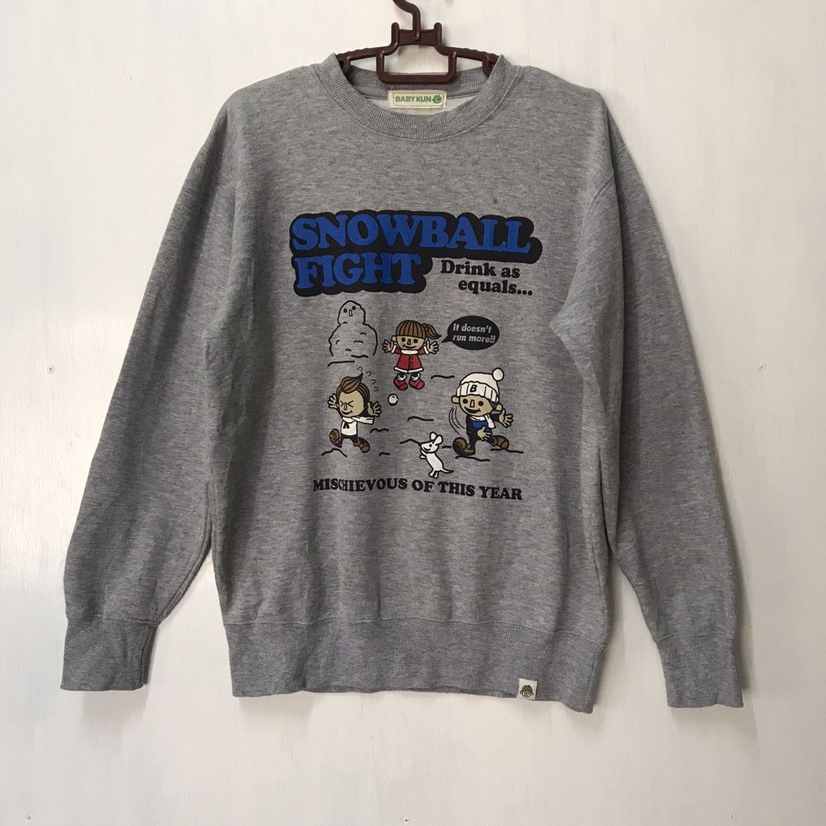 Vintage Mischievous snowball fight sweatshirt | Grailed