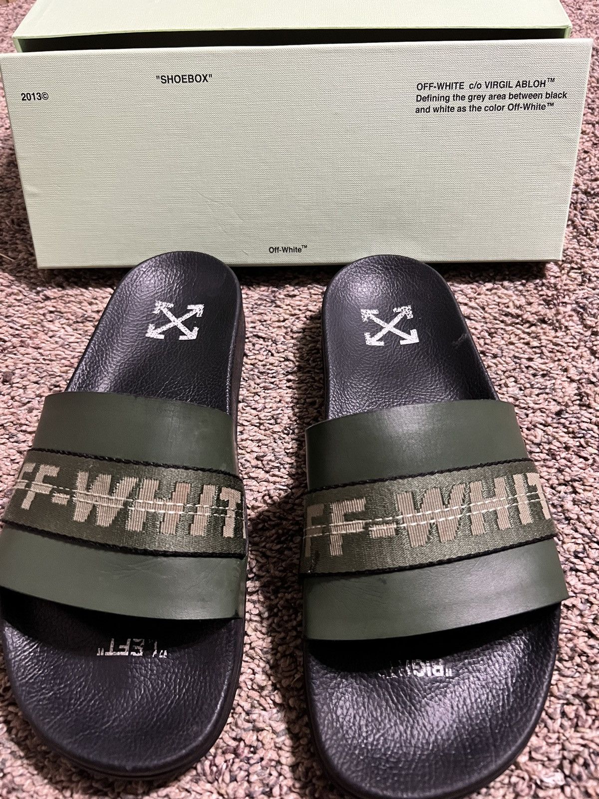 Off-White OFF-WHITE INDUSTRIAL SLIDES | Grailed