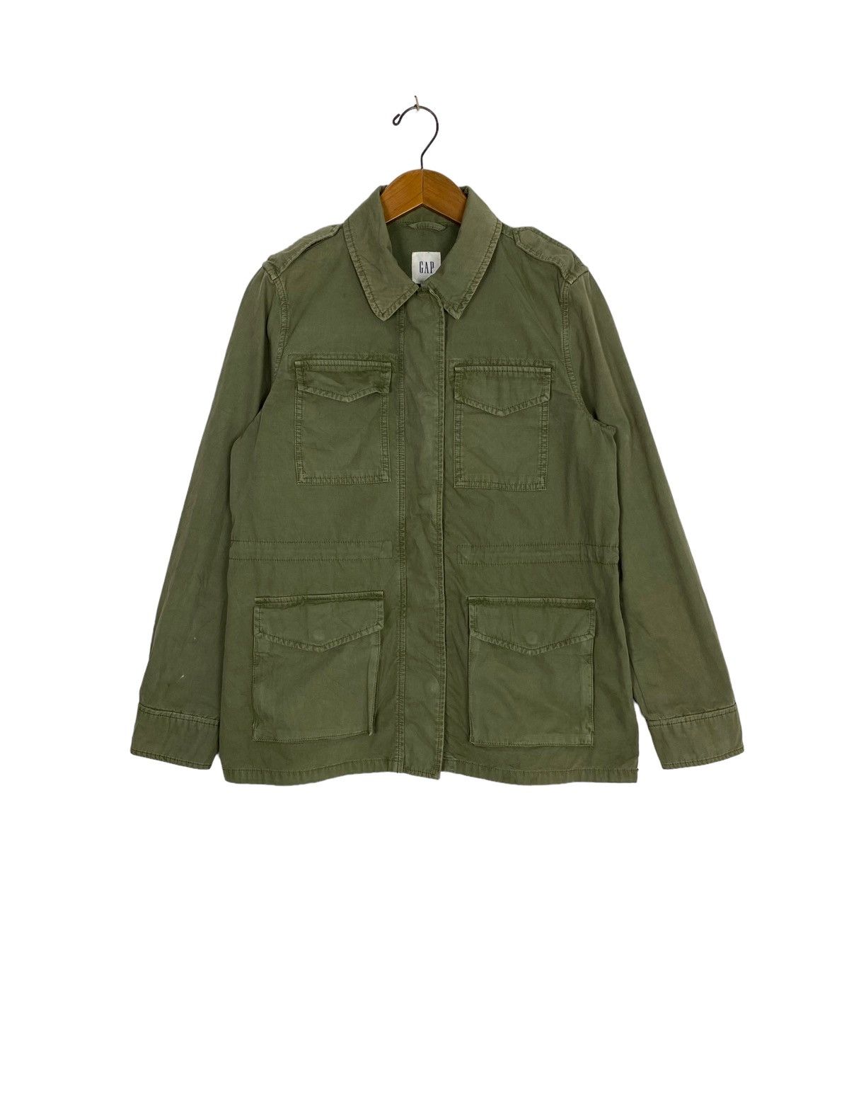 Gap Rare‼️ Gap Utility Field Jacket Army Style Olive Green | Grailed
