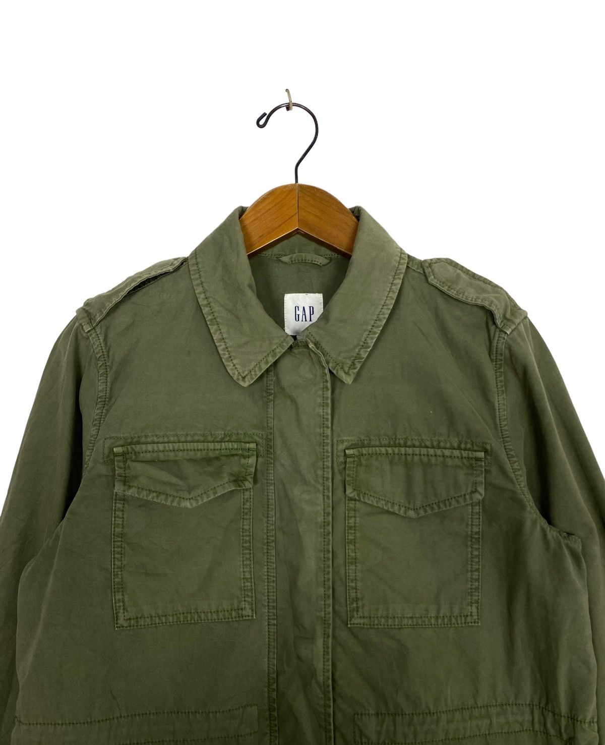 Gap Rare‼️ Gap Utility Field Jacket Army Style Olive Green | Grailed