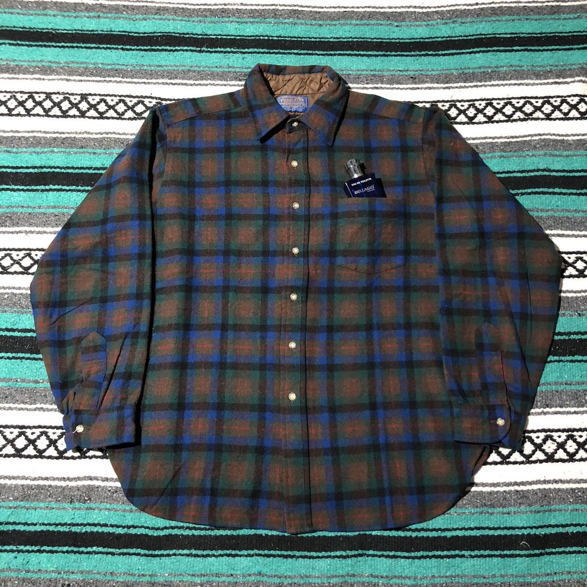 Pendleton × Vintage Old Wool Pendleton Plaid Flannel Shirt | Grailed