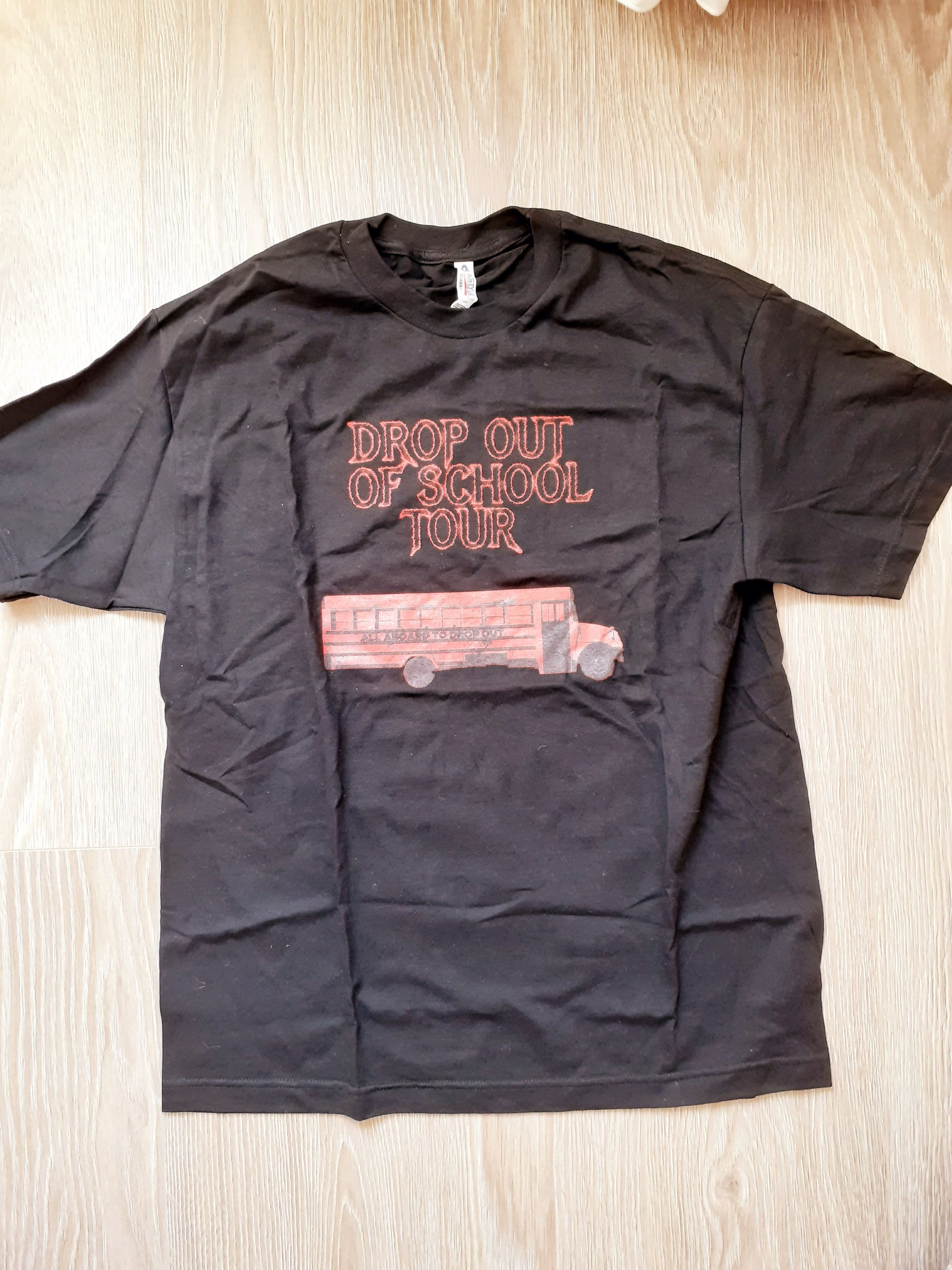 Pouya & $uicideboy$ Merch Pouya x Fat Nick Drop Out Of School Tour Tee ...