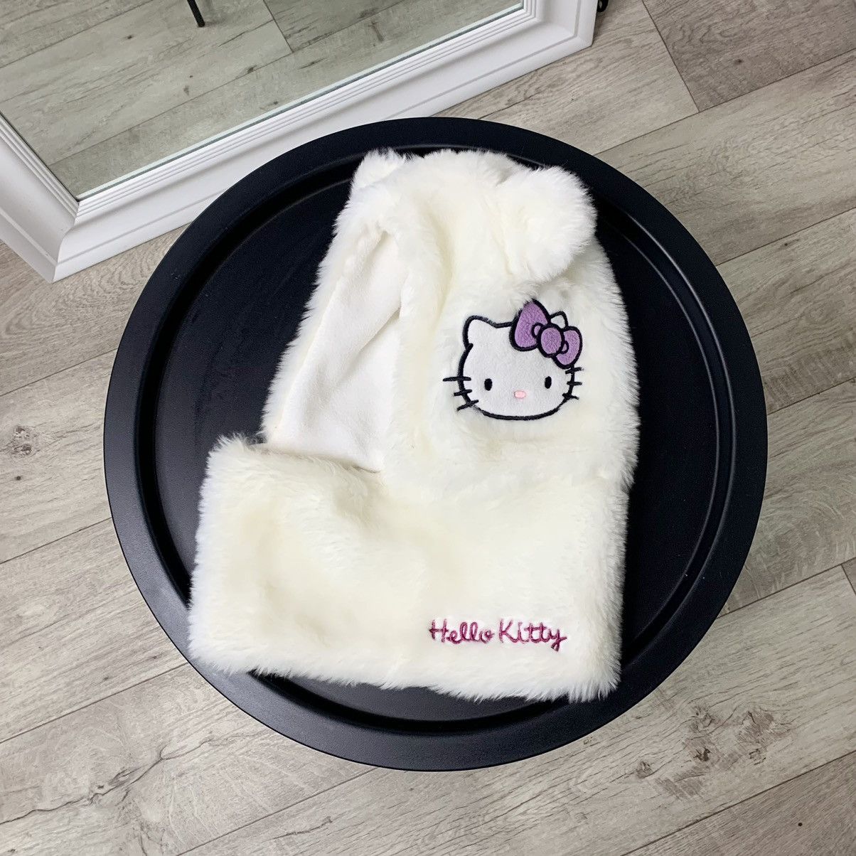 Vintage CUTE HELLO KITTY MOHAIR Y2K BALACLAVA MASK | Grailed