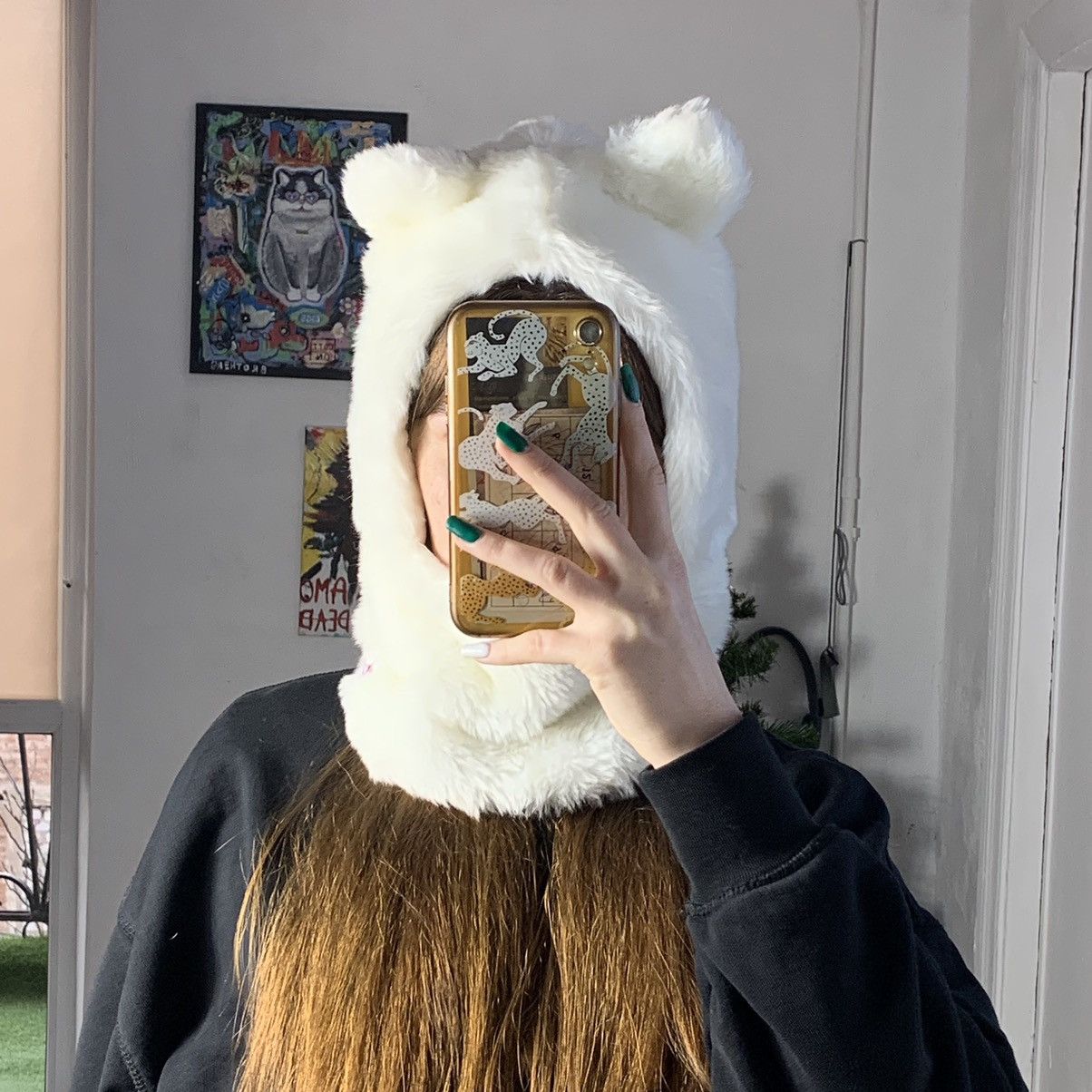 Cartoon Network × Streetwear × Vintage CUTE HELLO KITTY MOHAIR Y2K ...