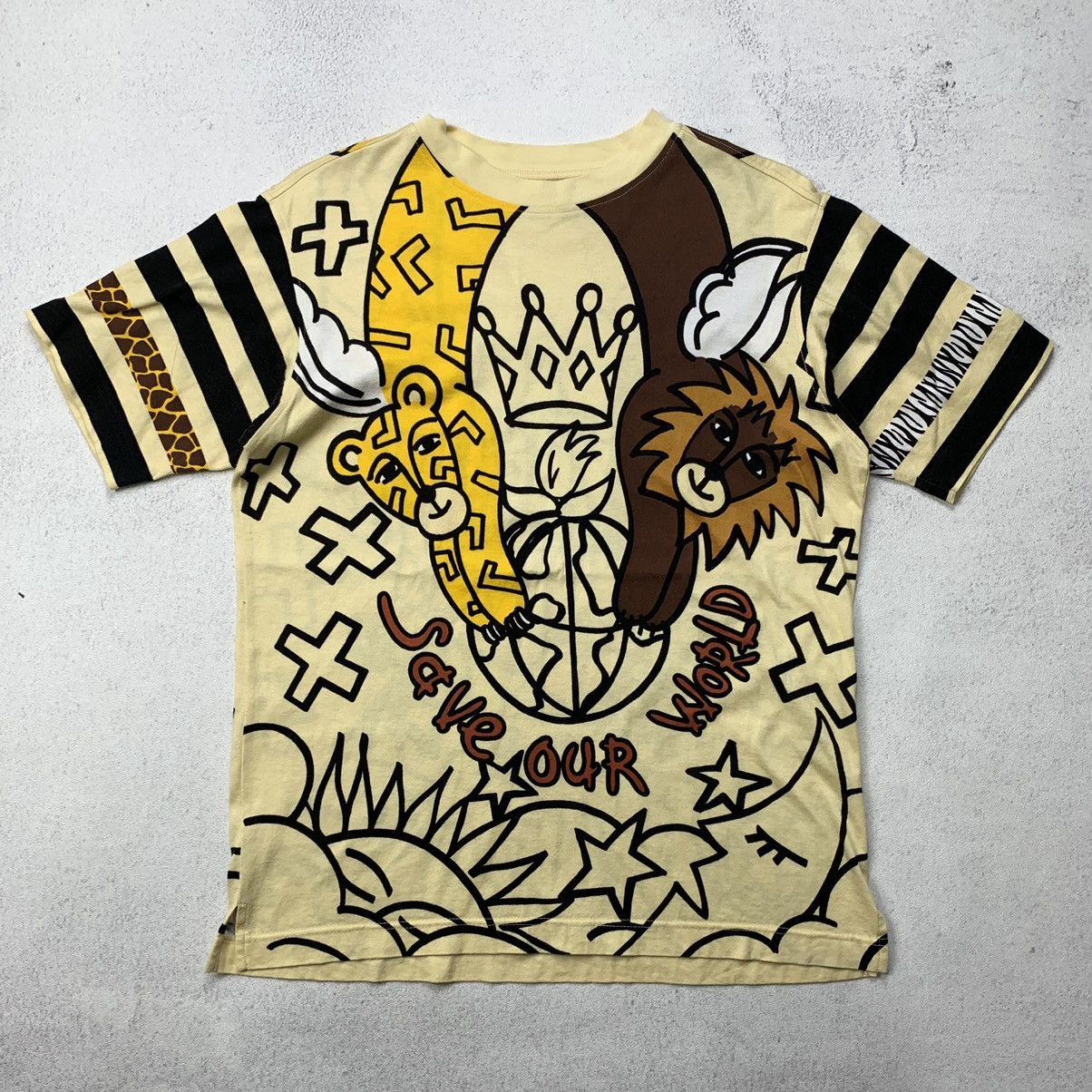 Jean Charles De Castelbajac × Vintage Vintage Art Save Our World ...