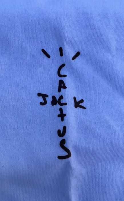 Travis Scott Travie Scott Cactus Jack Logo Summer White Tee - Size XL ...