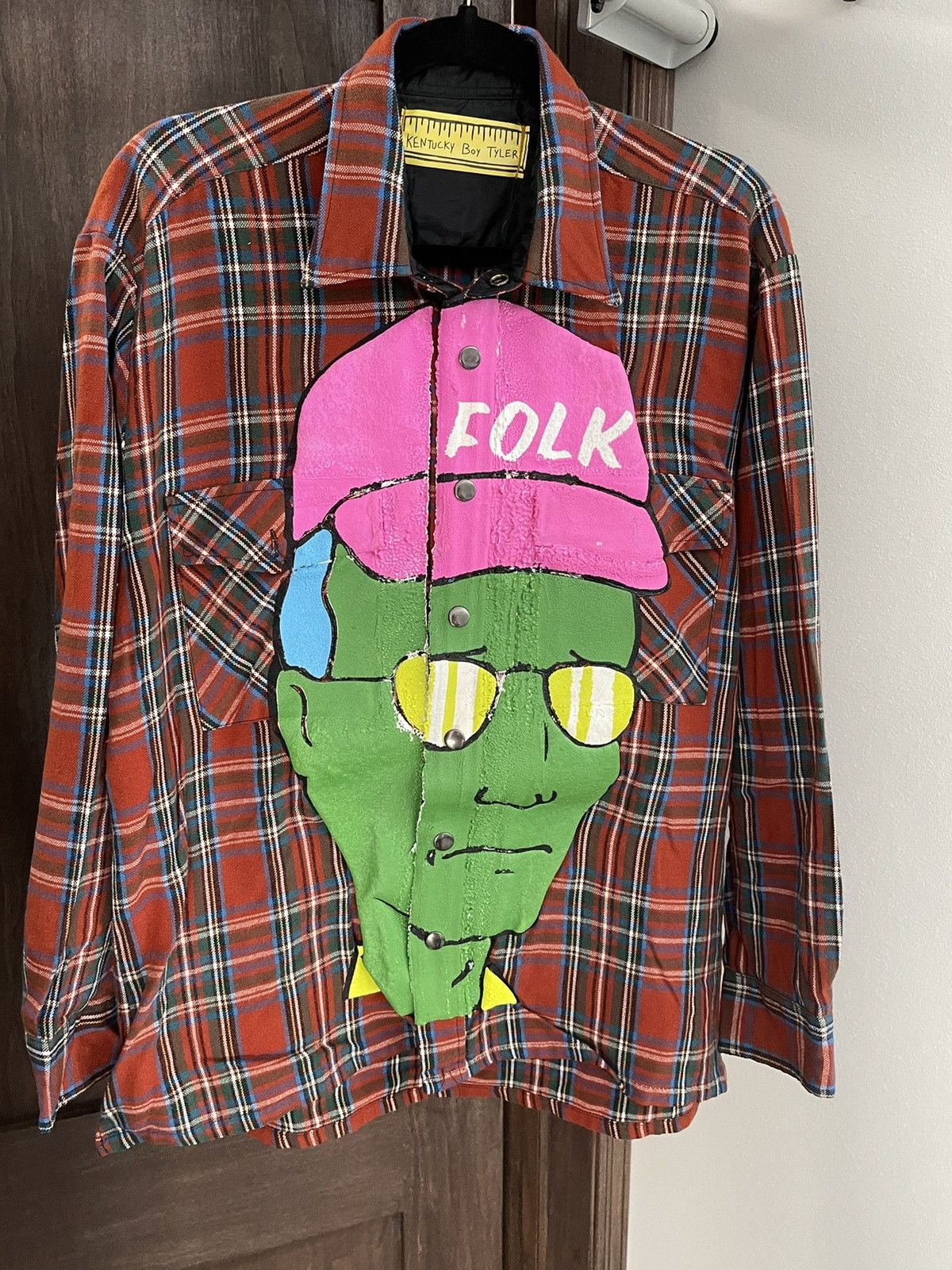 Kentucky Boy Tyler × Vintage Kentucky Boy Tyler Folk Flannel | Grailed