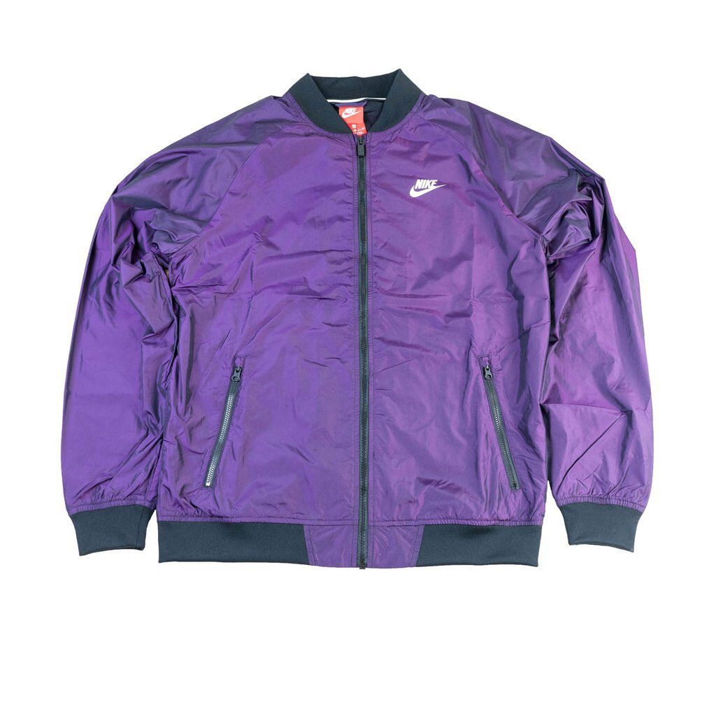 Nike Vivid Purple Nike Varsity Jacket | Grailed