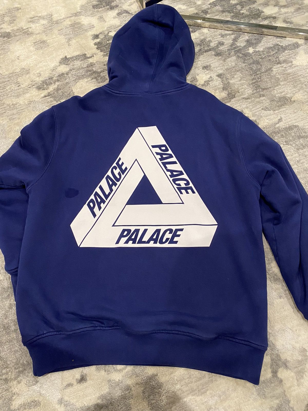 Palace Palace reversible reverso hoodie triferg logo M Navy Teal | Grailed