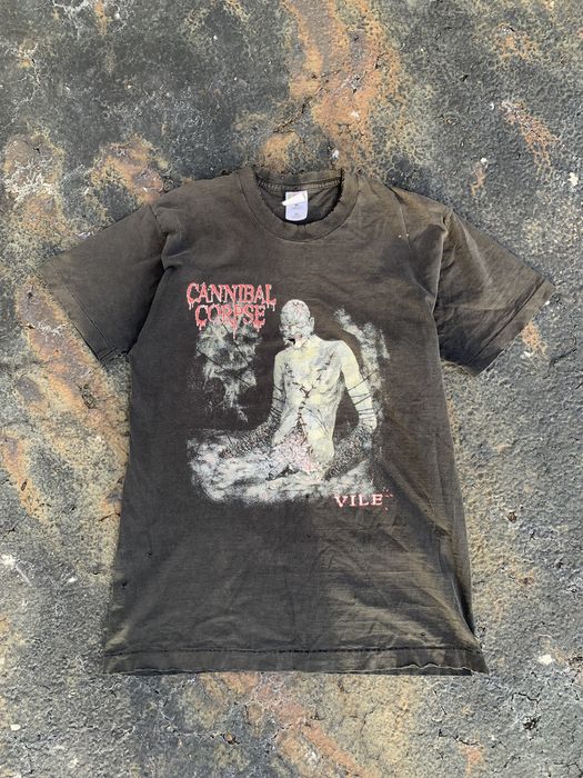 Vintage Vintage Cannibal Corpse Vile Death Faded Metal Band 90s | Grailed
