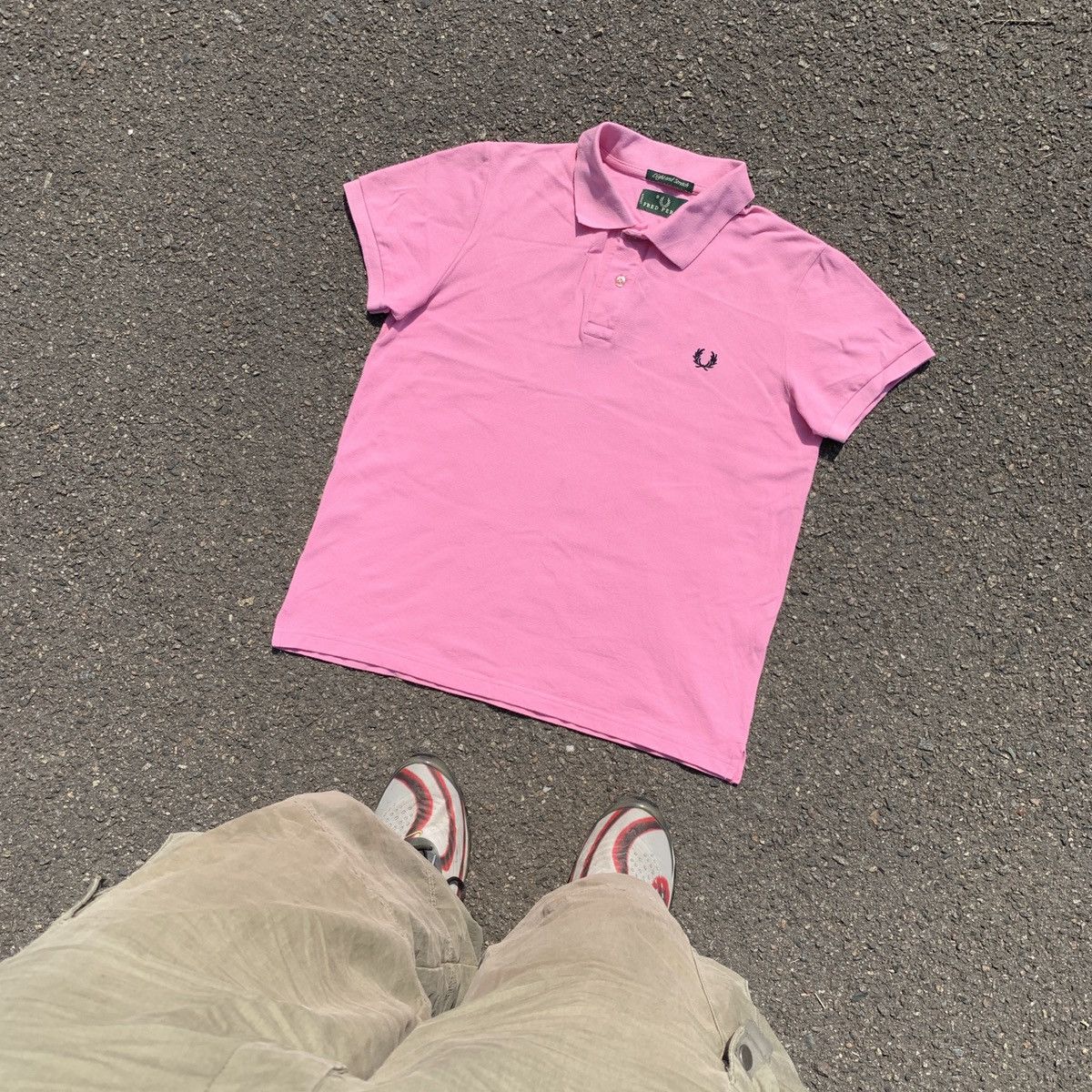 Fred Perry × Rare × Vintage Vintage Fred Perry 90s Made in England Pink ...