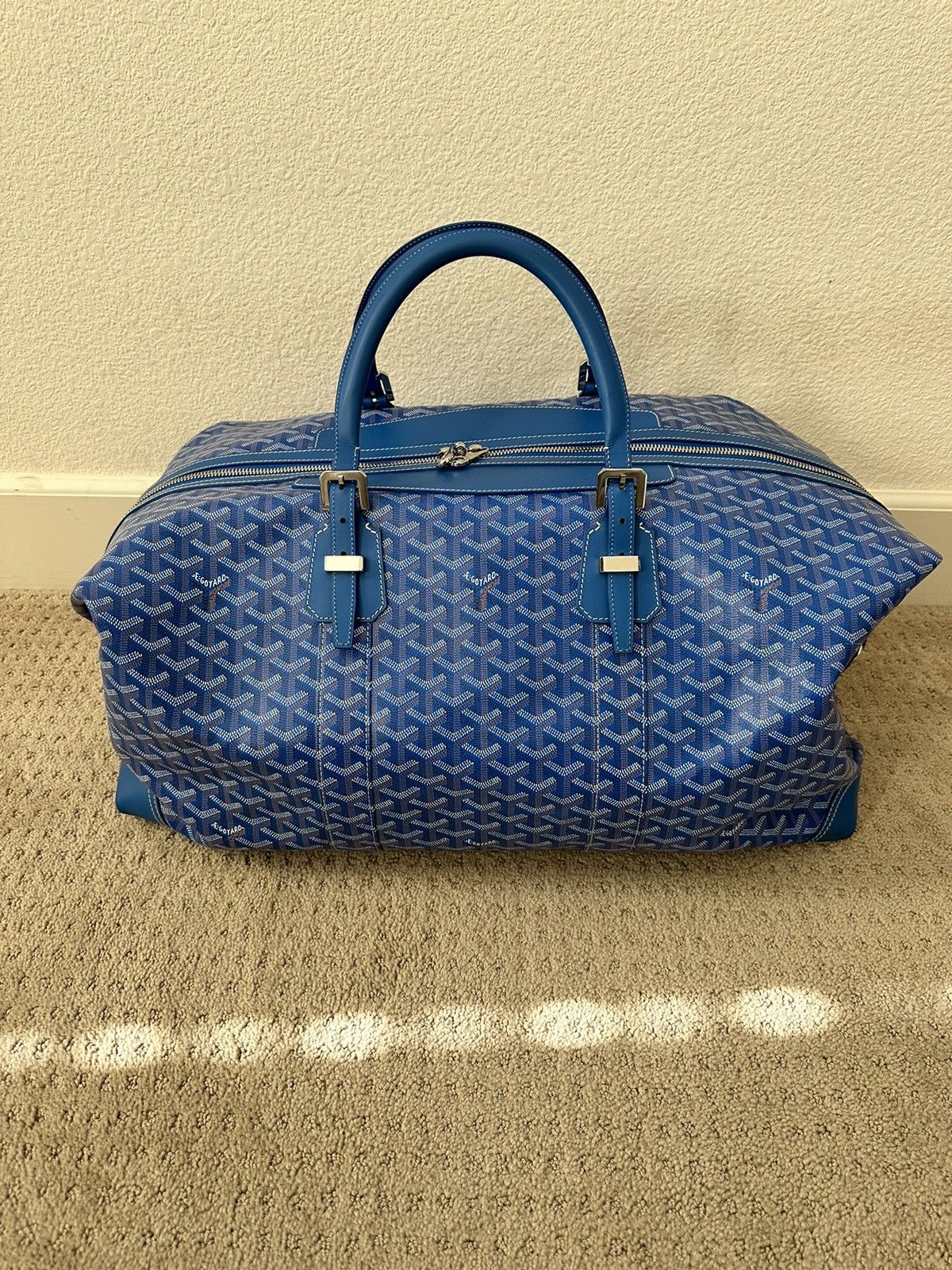 Goyard Goyard Boeing 55 Duffle Sky Blue | Grailed