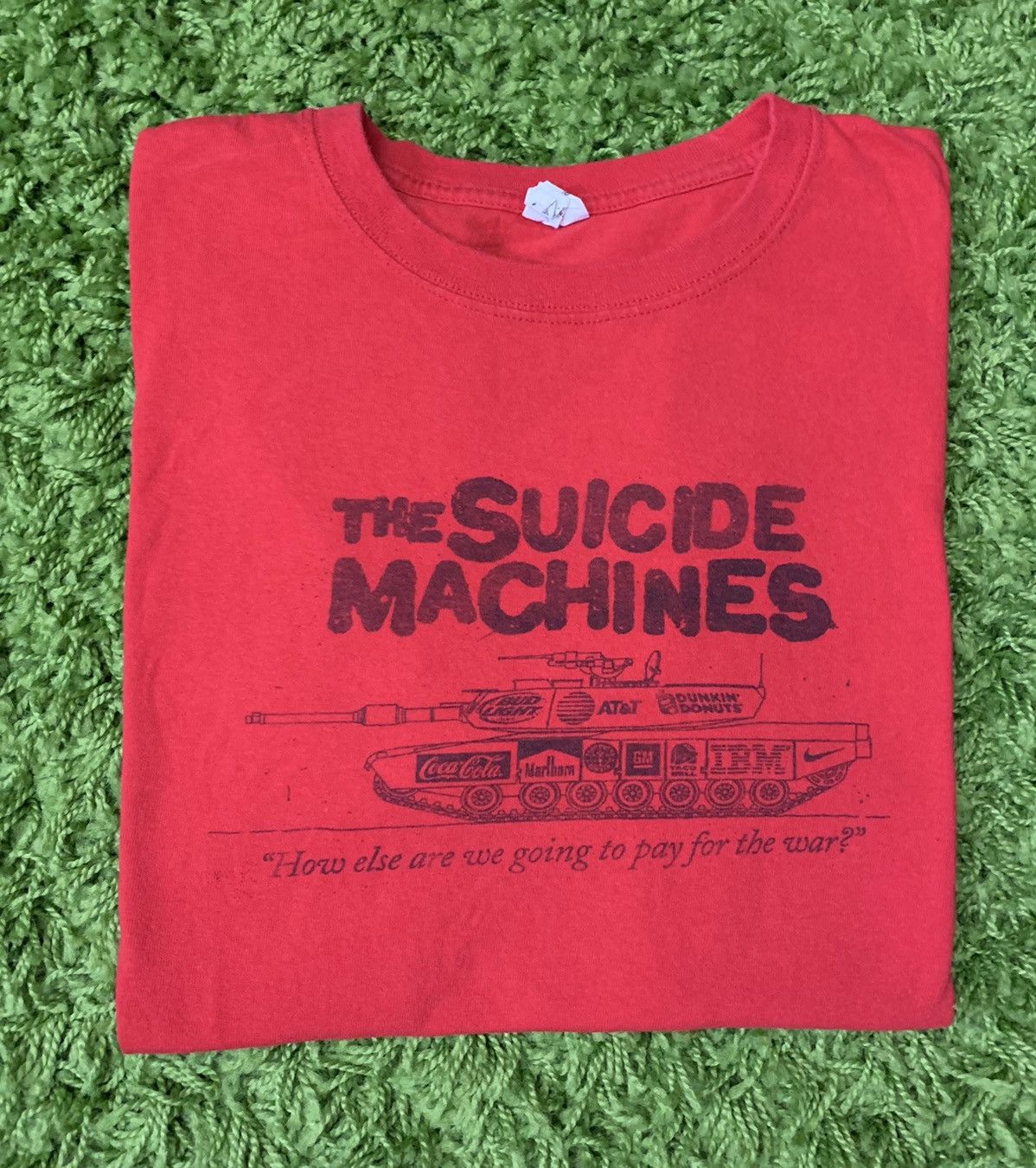 Vintage Vintage 90s The Suicide Machines Punk Rock Band Shirt Large