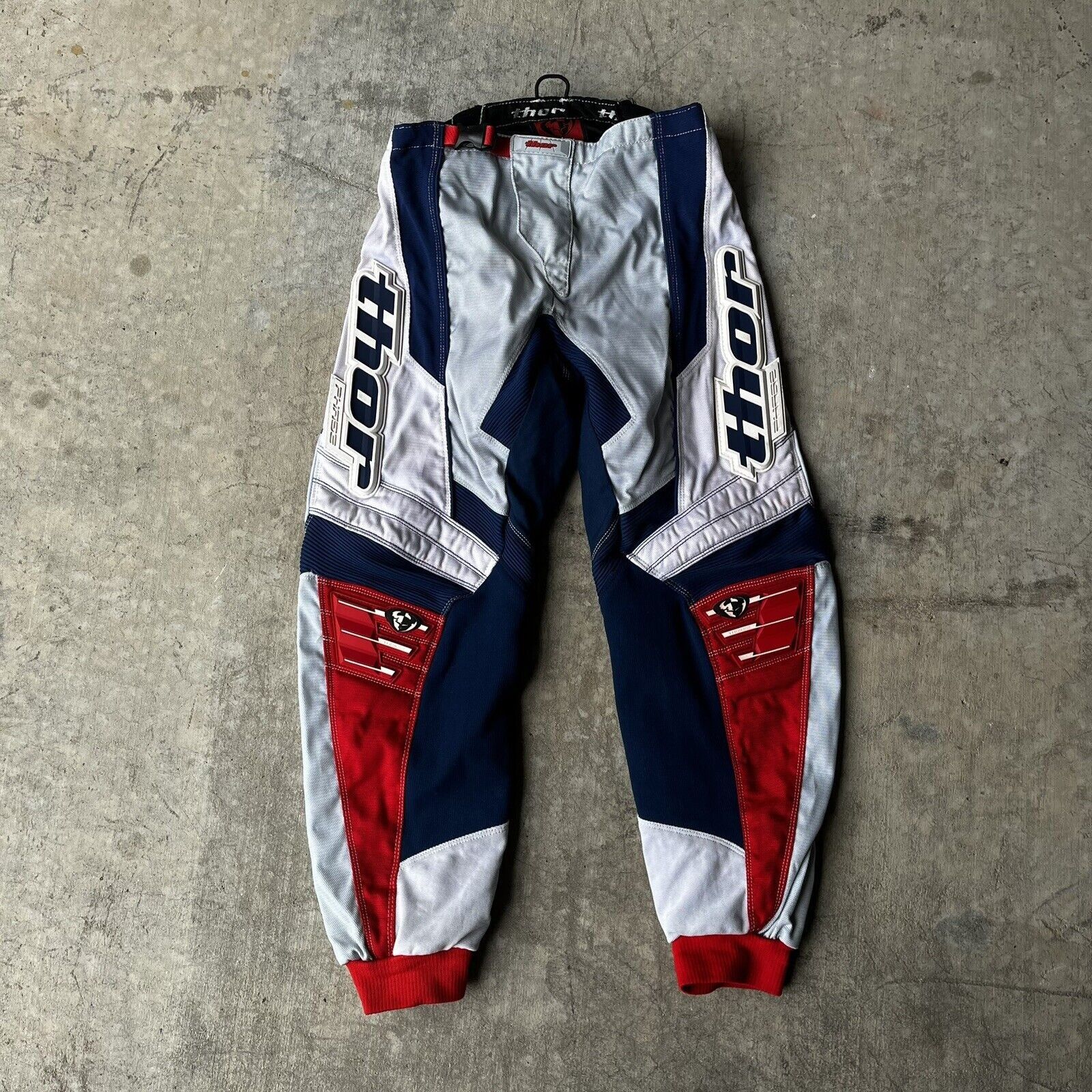 Vintage Thor Mx Phase Motocross Racing Pants 28 Blue Gray | Grailed