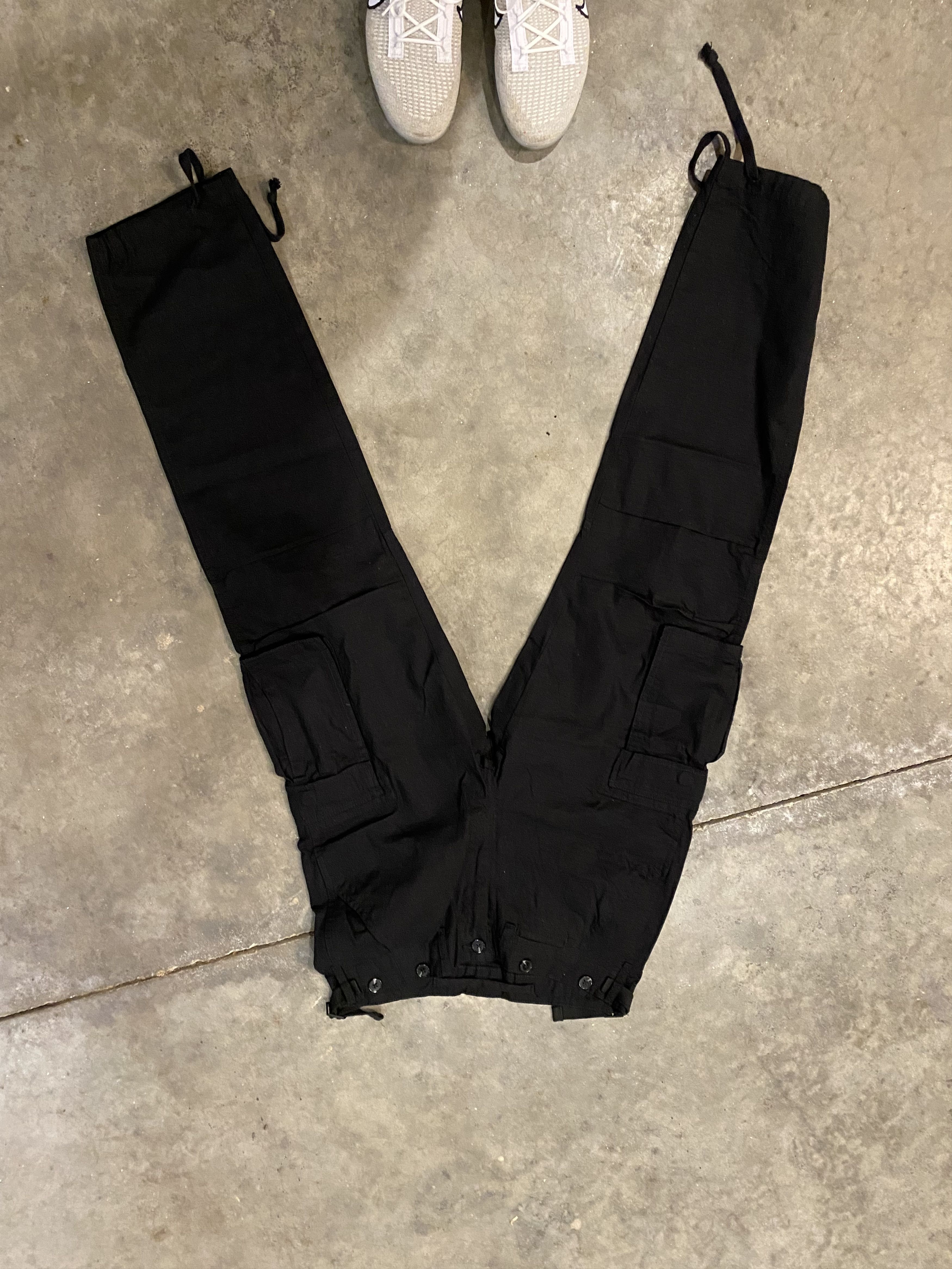 Vintage Vintage Black Custom Rare Cargo Pants | No Name | Size: L | Grailed