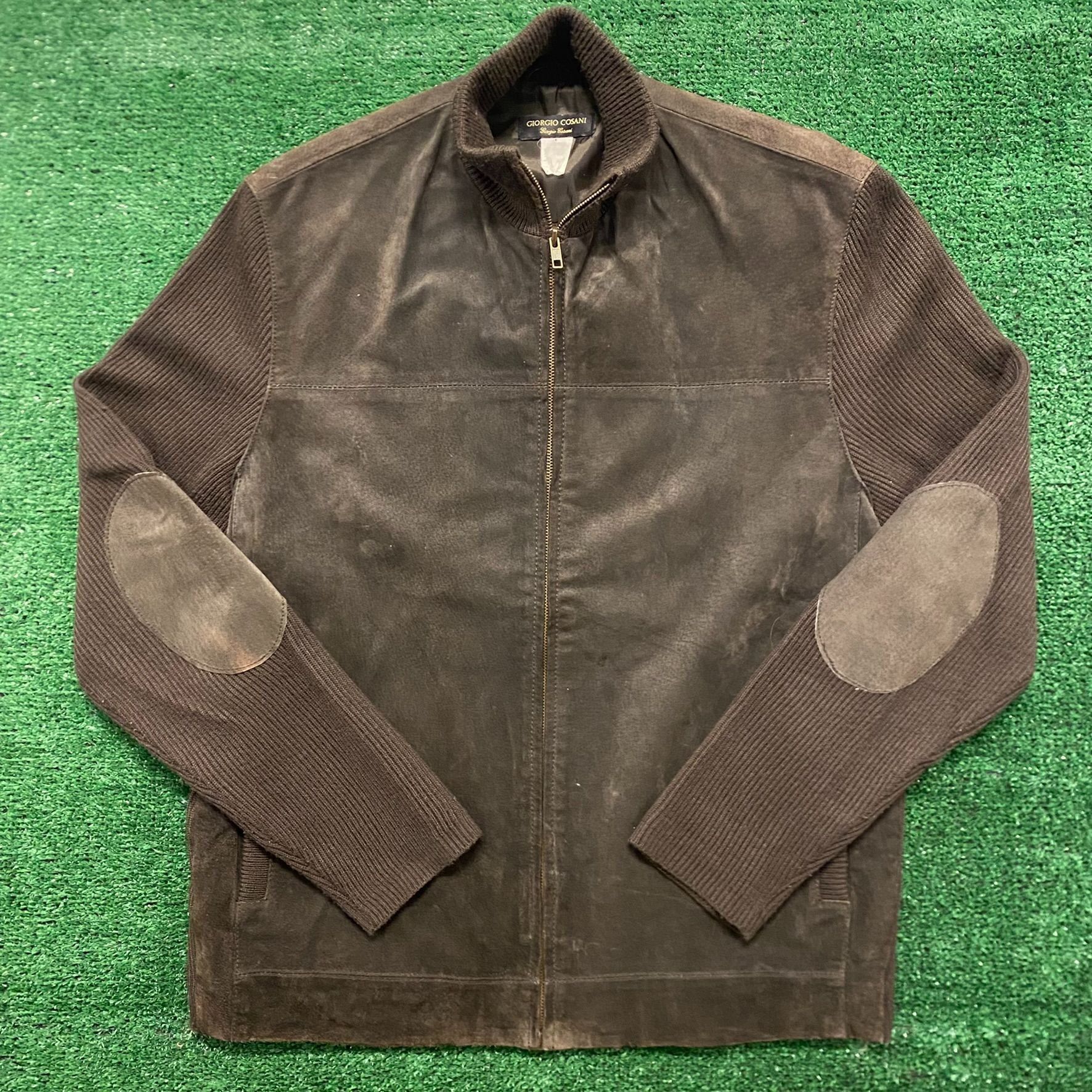 Leather Jacket × Streetwear × Vintage Chocolate Mocha Brown Leather ...
