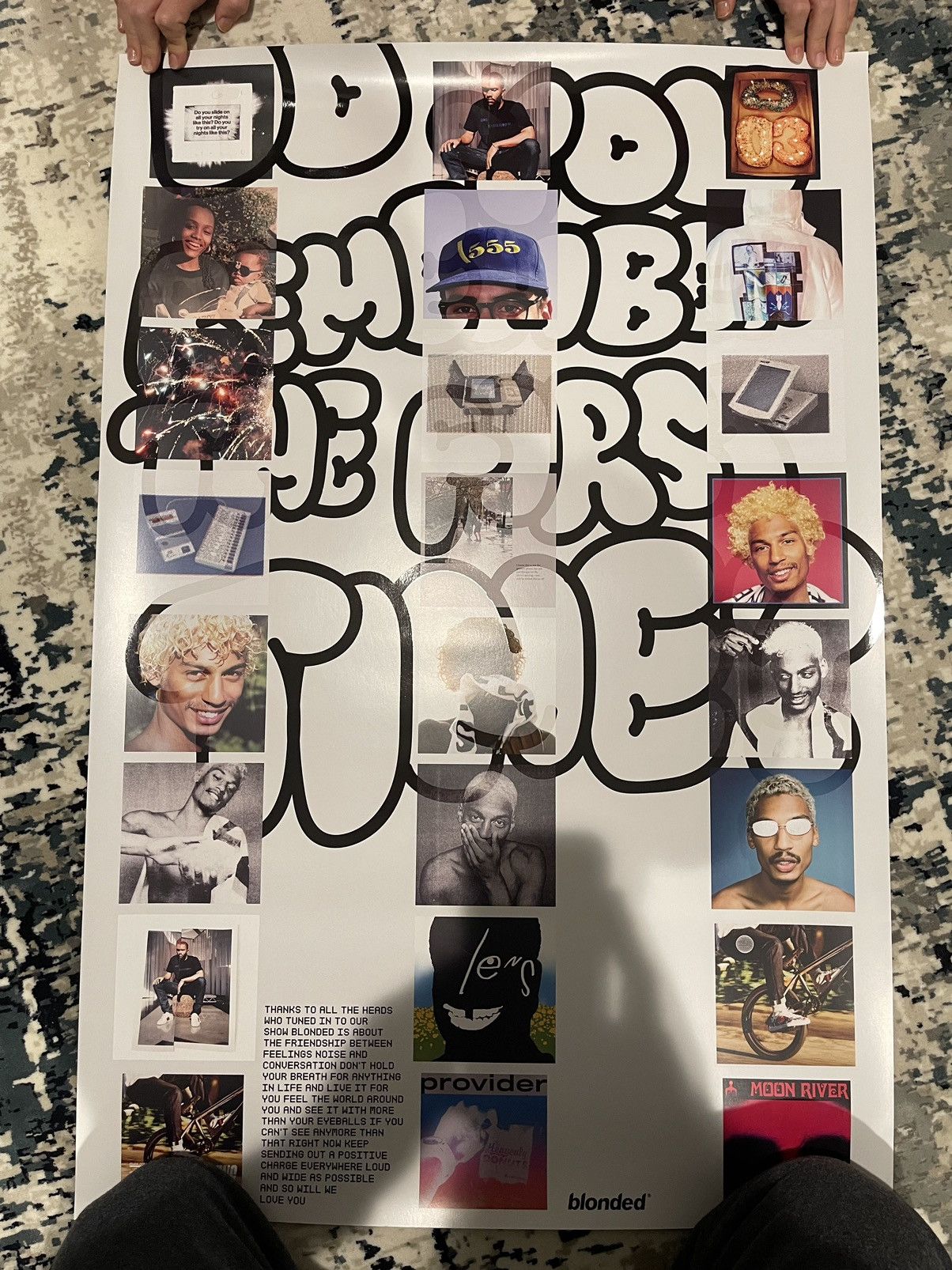 Frank Ocean Frank Ocean Blonded Radio Poster double sided | Grailed