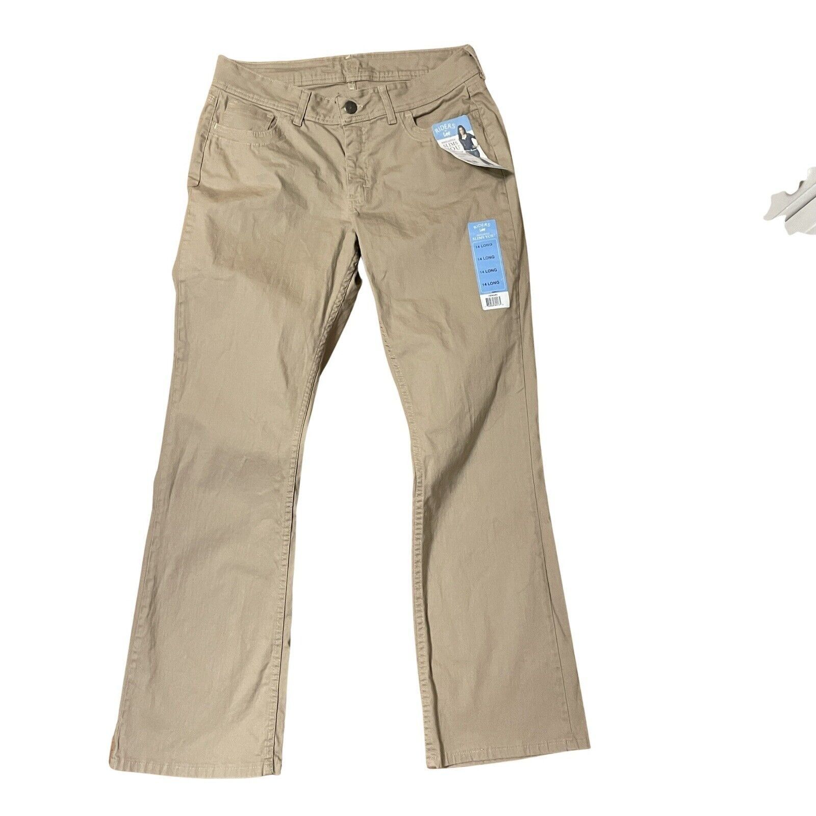 Lee Lee Riders Slender Stretch Boot Cut 14 Long Tan Camel Color | Grailed