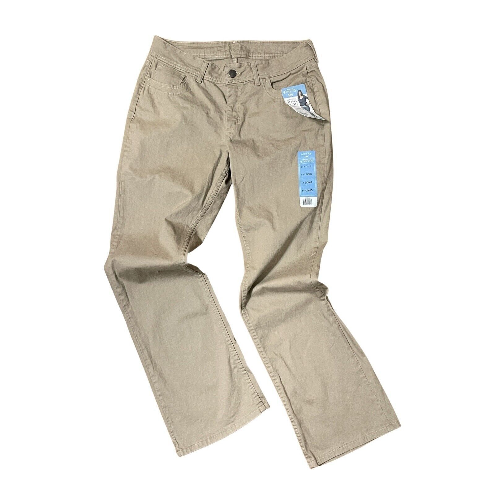 Lee Lee Riders Slender Stretch Boot Cut 14 Long Tan Camel Color | Grailed