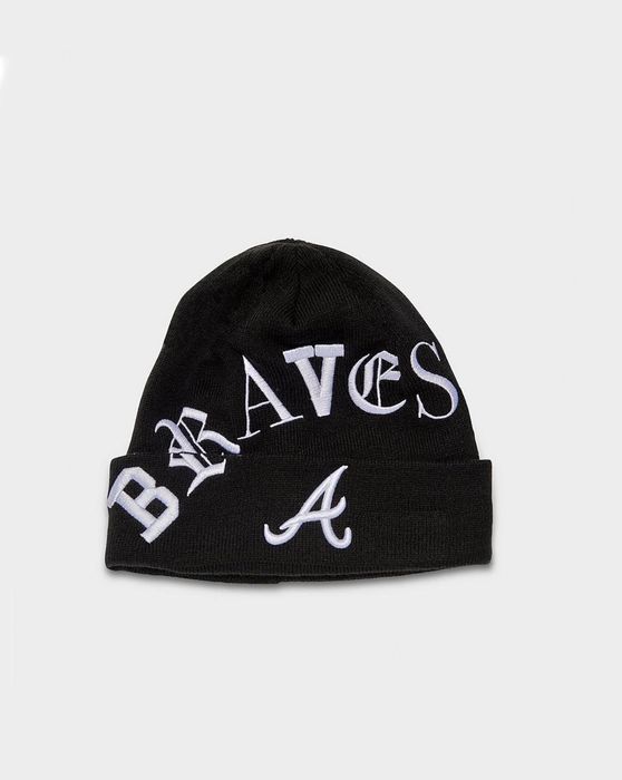 New Era NEW ERA ATLANTA BRAVES MLB BLACKLETTER KNIT BEANIE HAT | Grailed