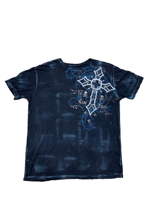 Vintage Affliction Cross Logo Angel Wings OVP Design | Grailed