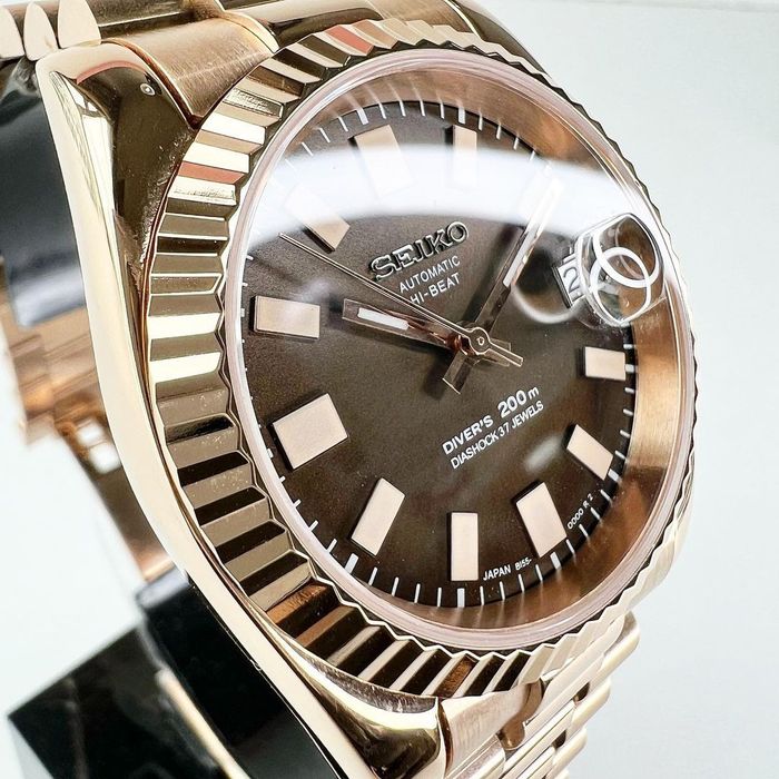 Seiko Seiko Automatic Rose Gold Custom 36mm | Grailed