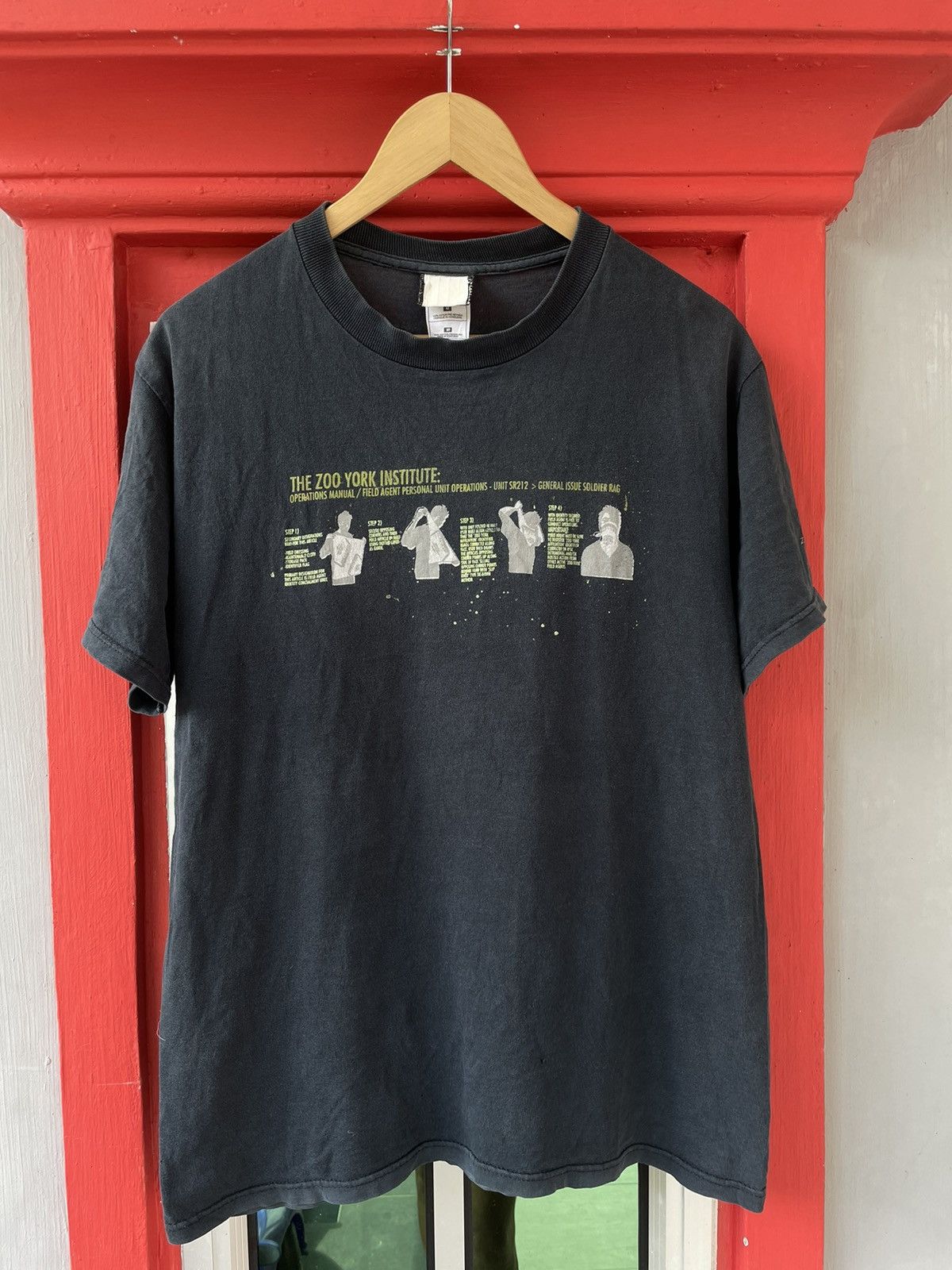 Vintage Rare Vintage 90s Zoo York General Issue Soldier Rag Tshirt ...