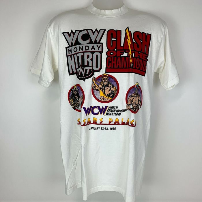 Vintage New Vintage 90s Caesars WCW Shirt WWE WWF Wrestling Hulk USA ...