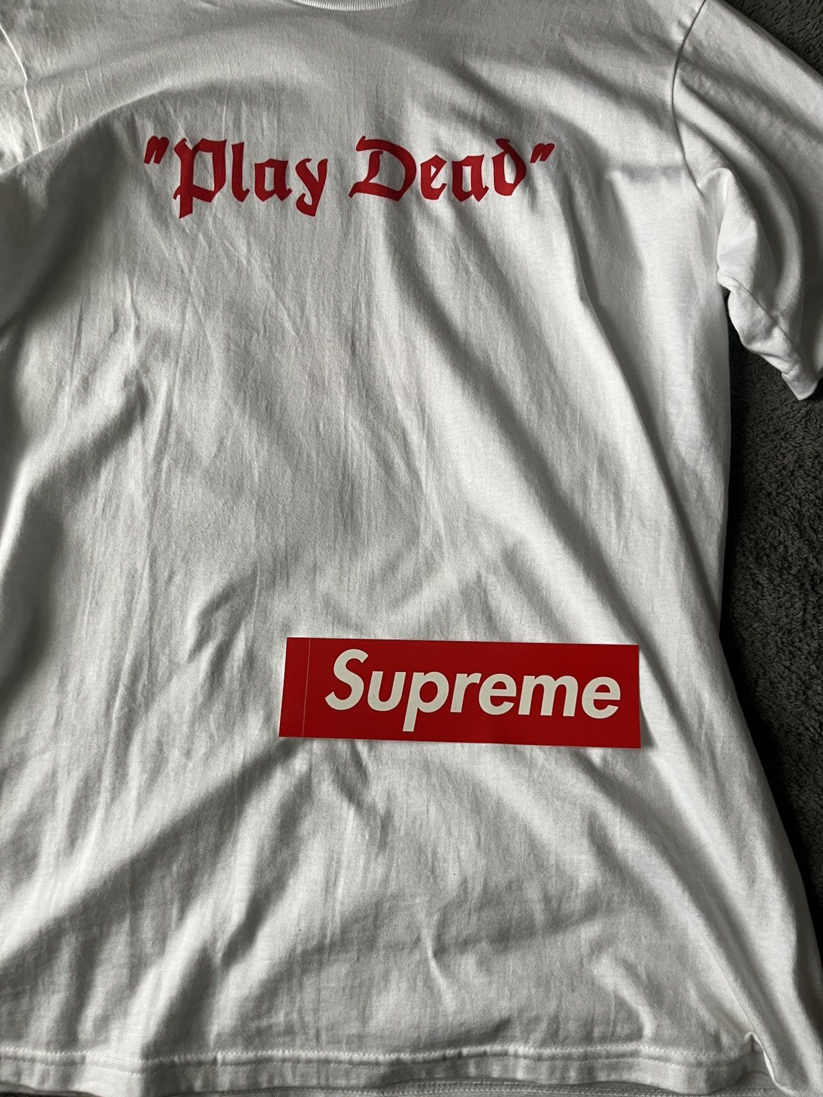 Supreme play dead t shirt | Grailed