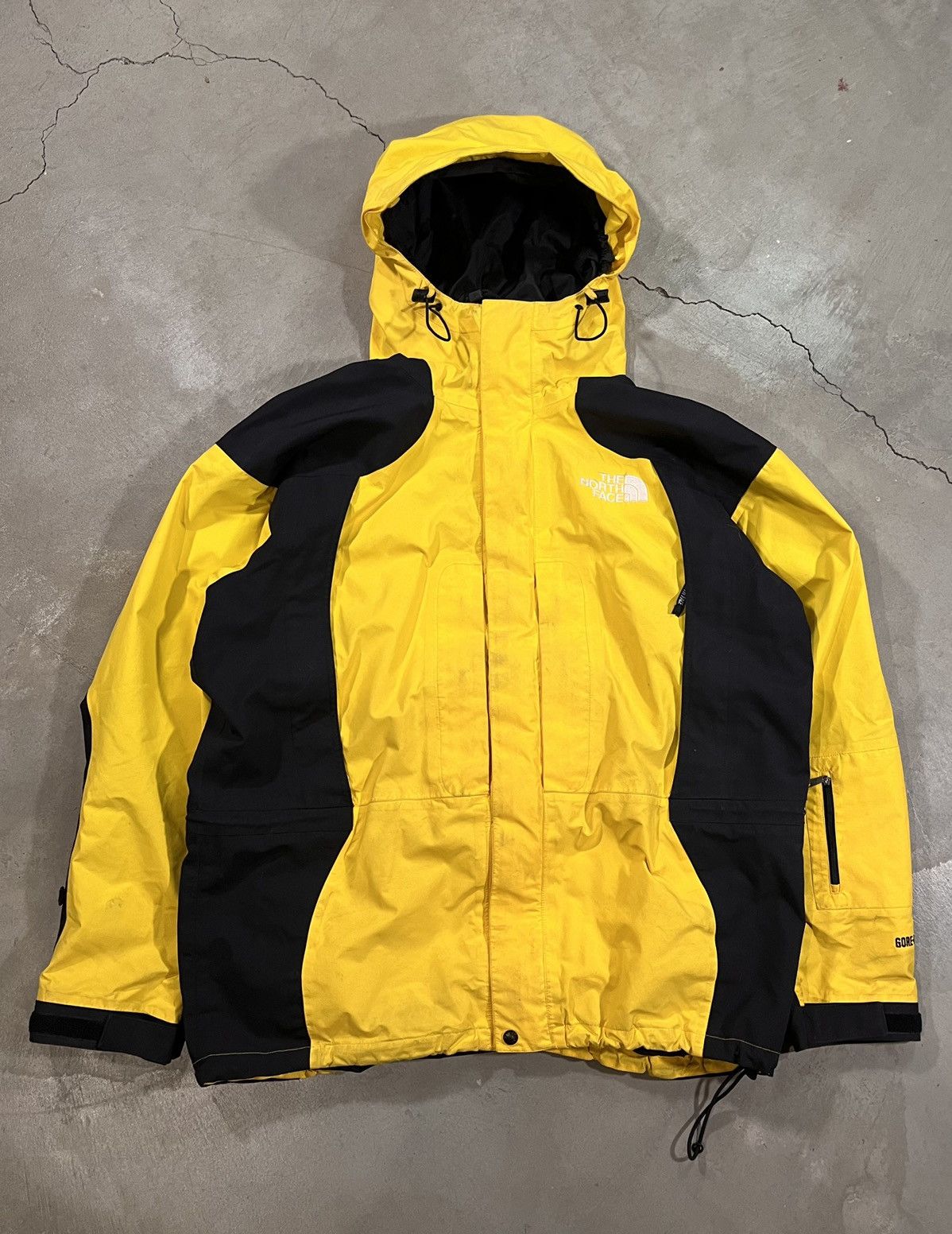 Vintage Vintage The north face yellow shell jacket | Grailed