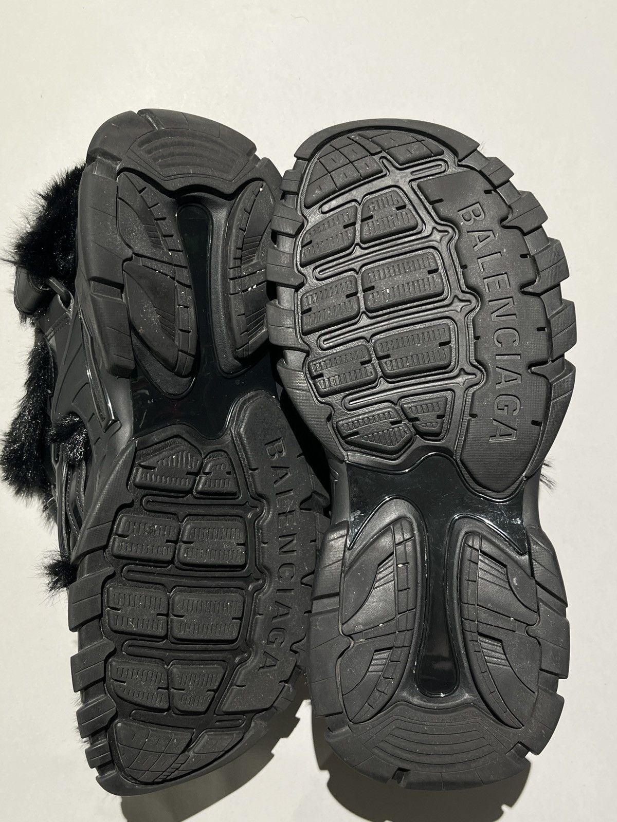 Balenciaga RARE Fur Track Sandal | Grailed