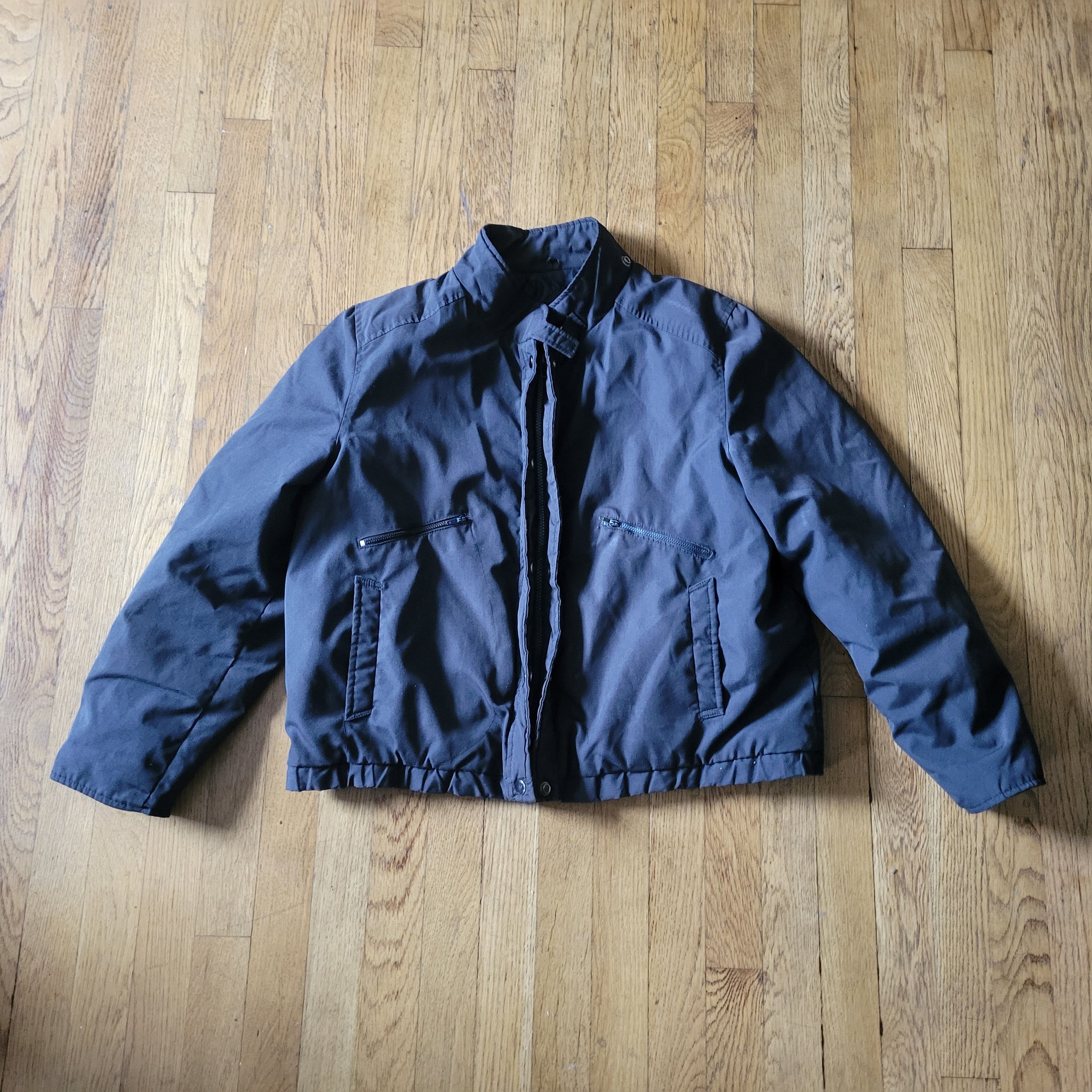 Vintage Andy Johns vintage black jacket bomber style sz M | Grailed