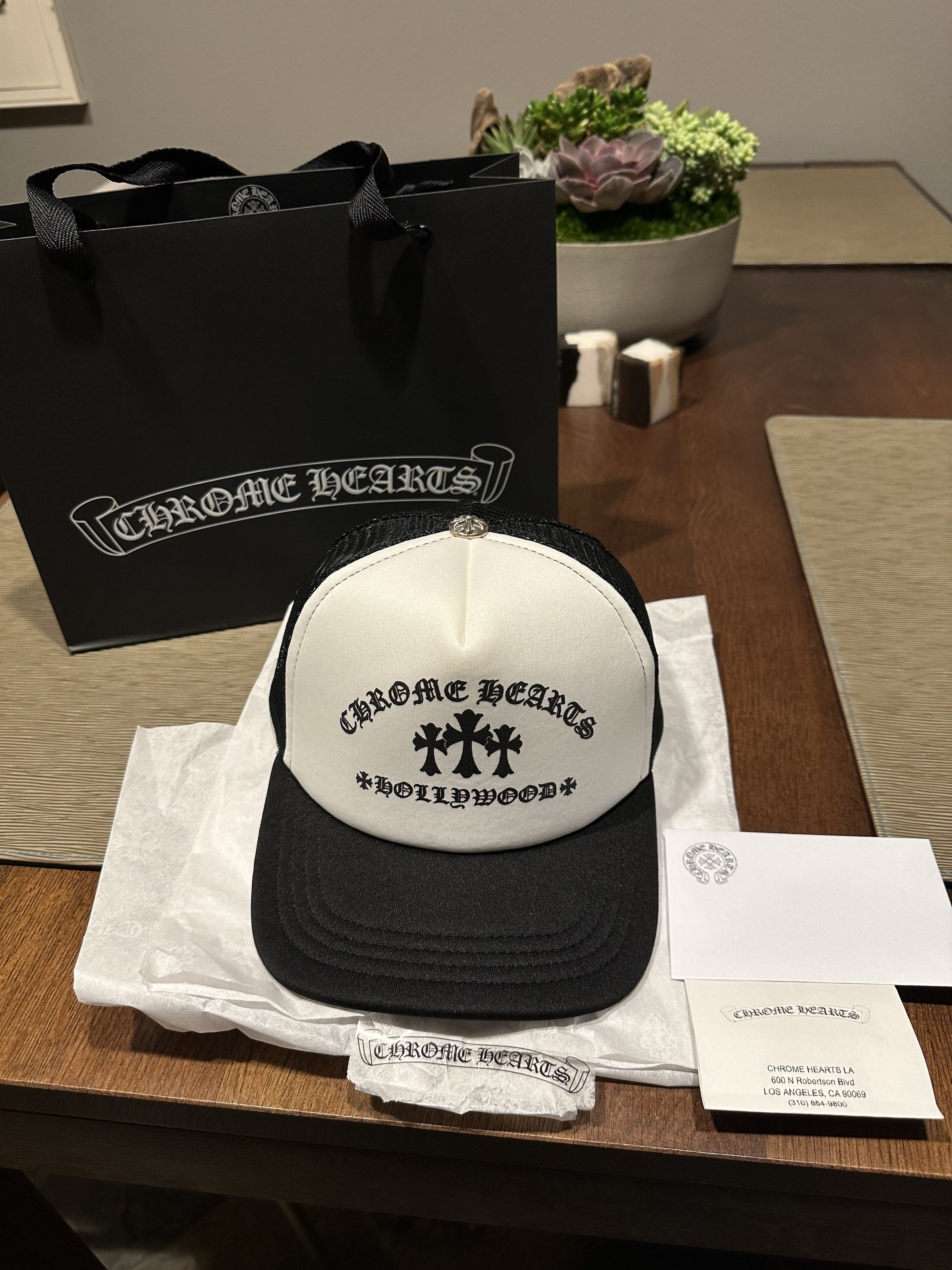 Chrome Hearts King Taco Cross Trucker Hat SnapBack | Grailed
