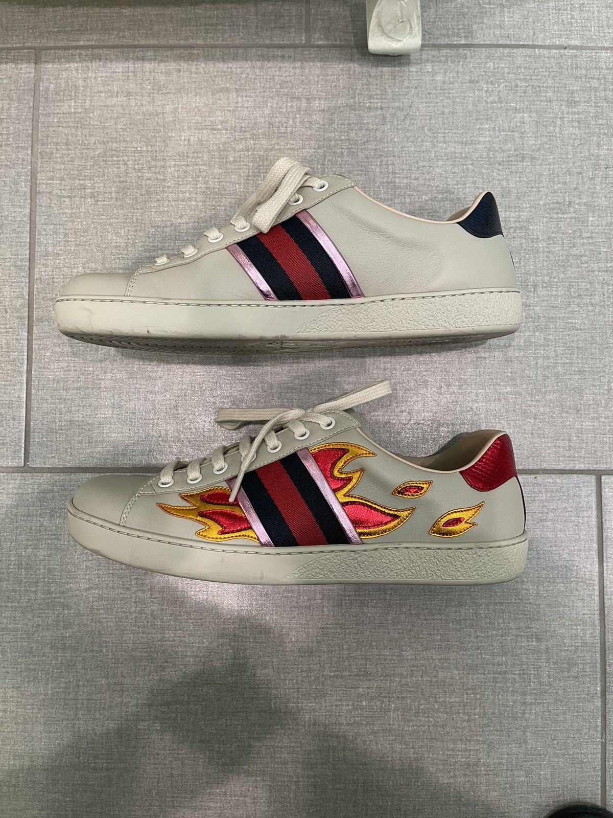 Gucci Gucci Ace Flame | Grailed
