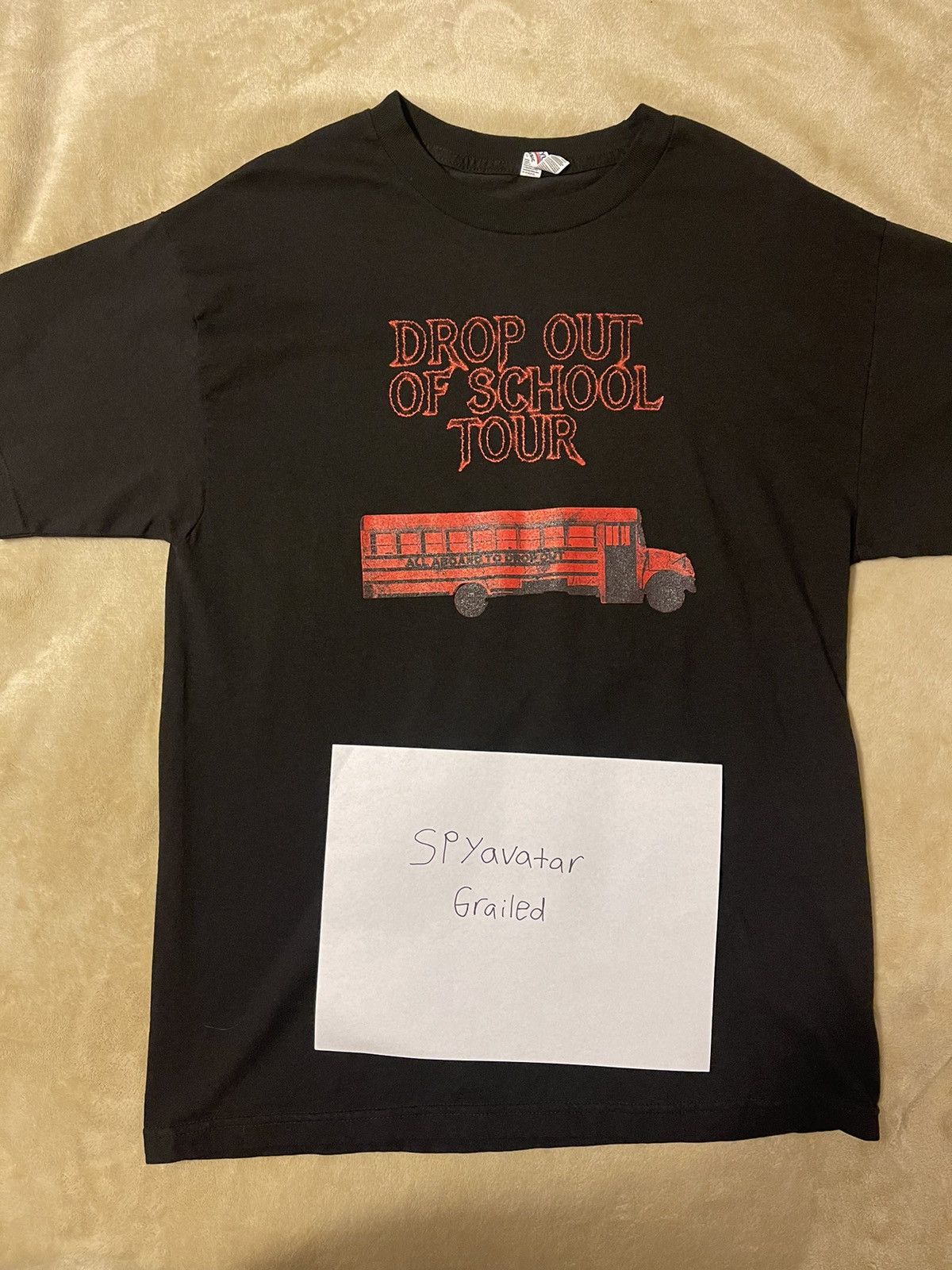 Pouya & $uicideboy$ Merch Drop out of school Tour T-shirt - L | Grailed