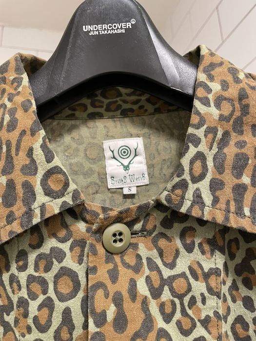South2 West8 Zaire Leopard Camo Hunting Shirt | Grailed