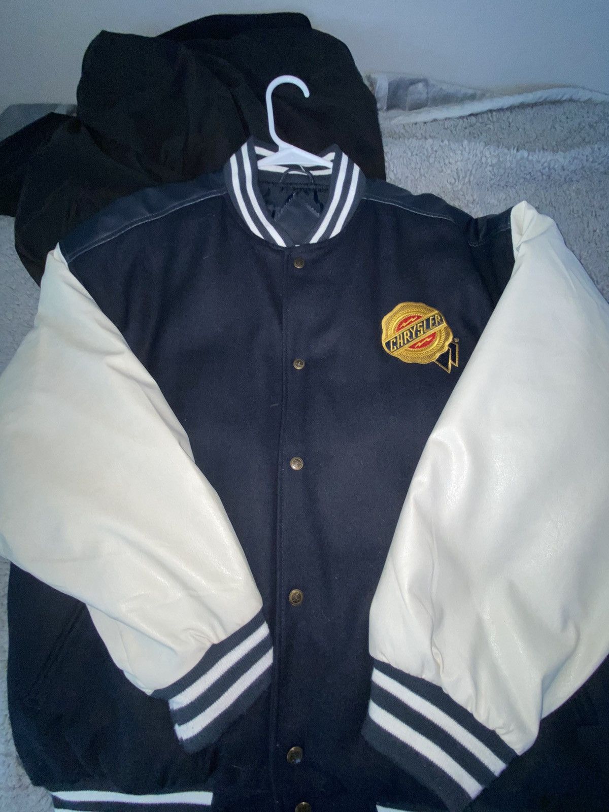 Streetwear × Vintage Chrysler Varsity Jacket | Grailed