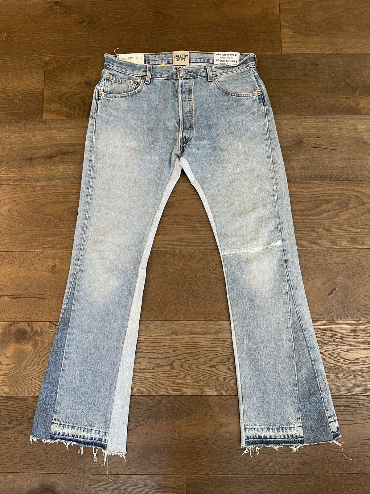 Gallery Dept. Gallery Dept. LA Flare Light Wash Denim Jeans | Grailed