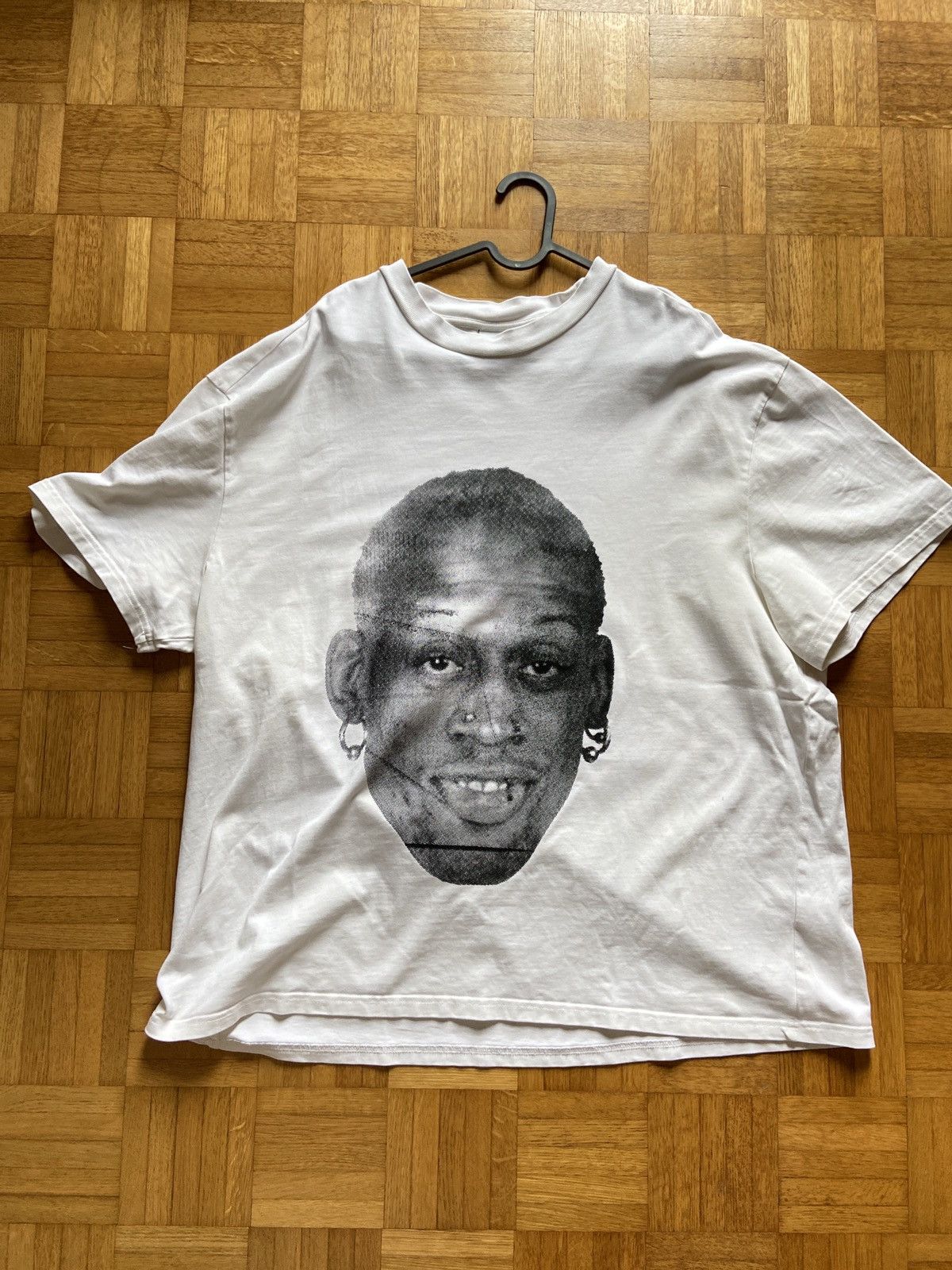 NBA × Vintage Dennis Rodman Halftone tee | Grailed